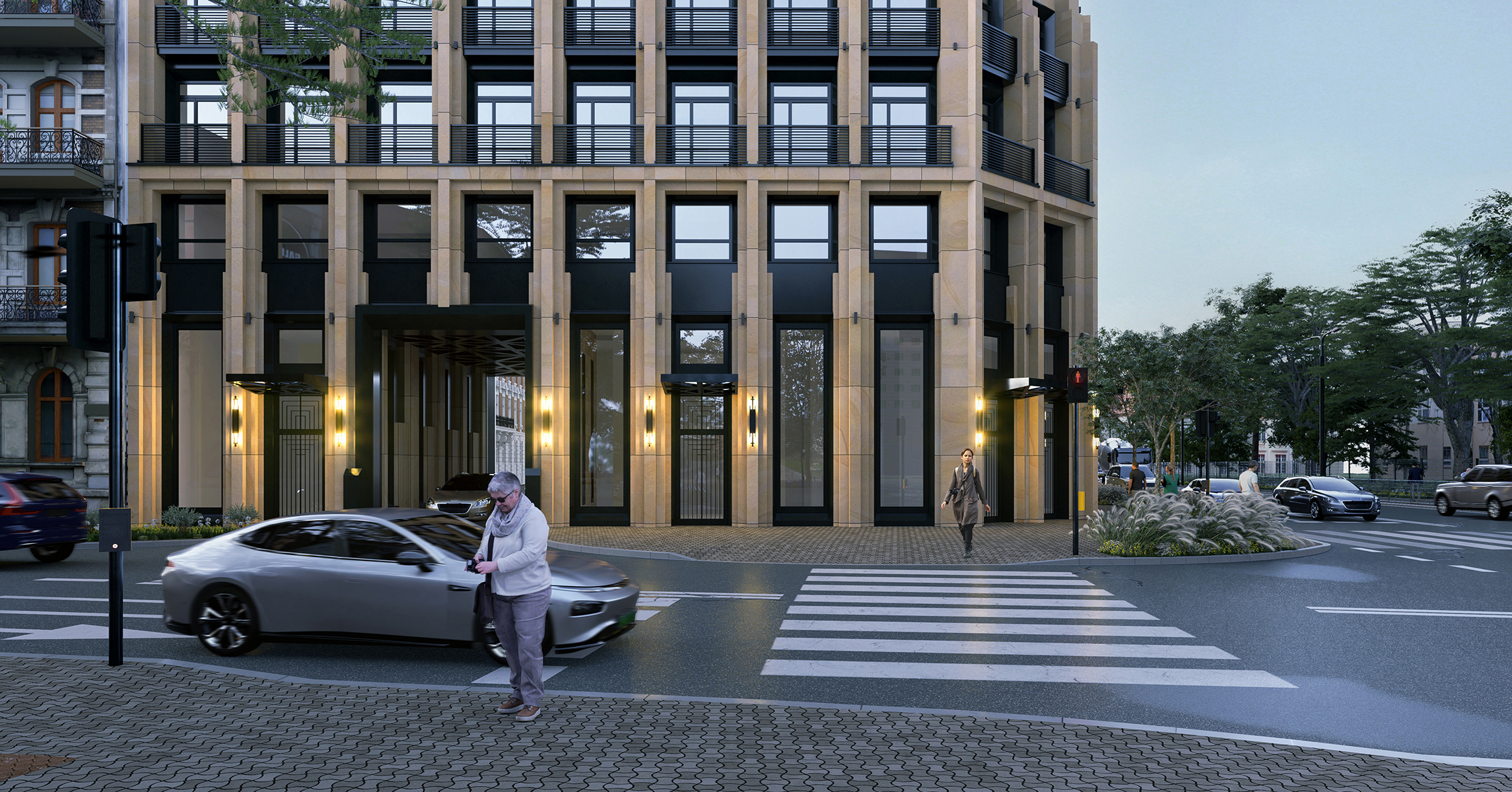 Corner tenement house by NV ARCHITEKCI - Architizer