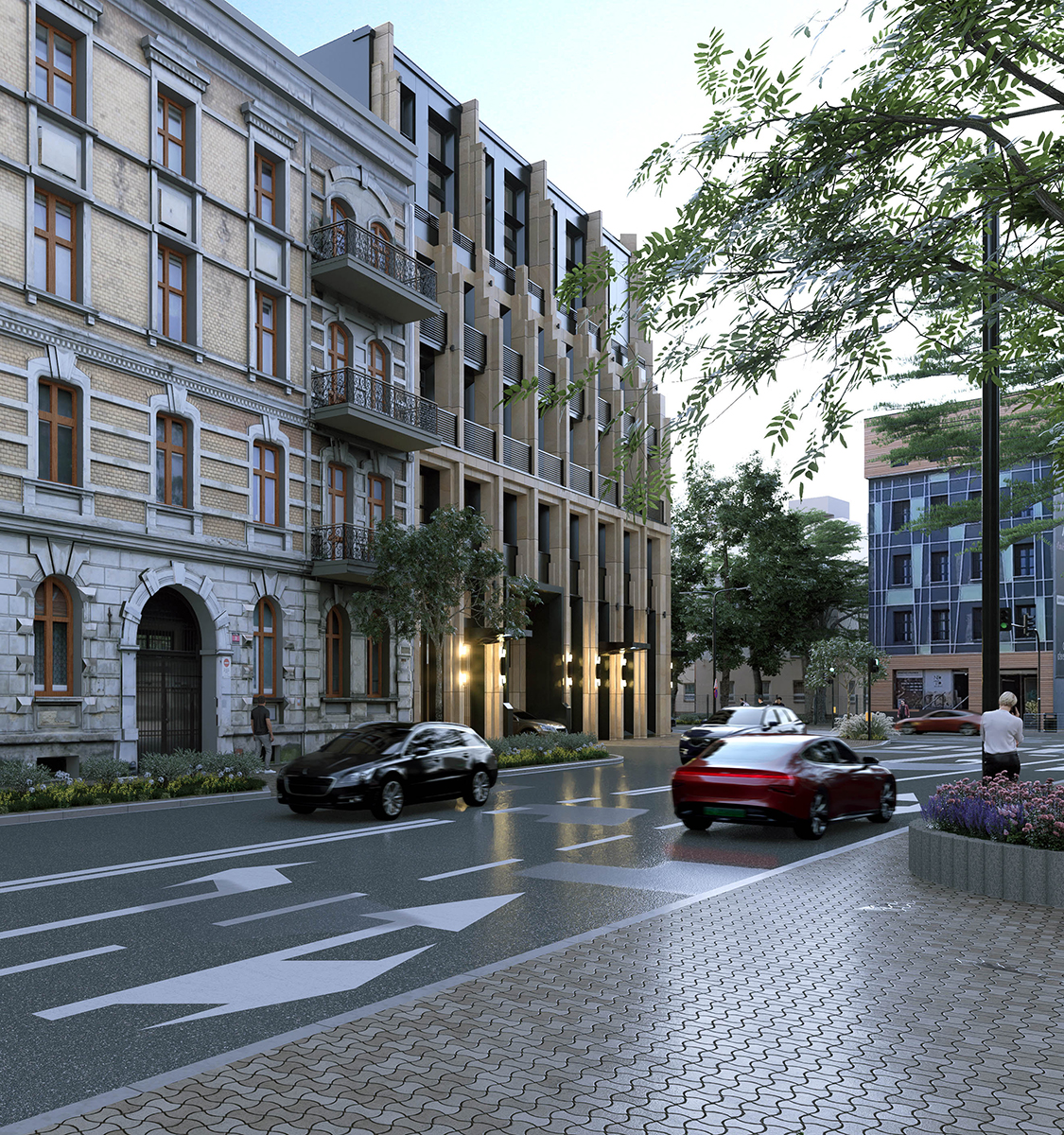 Corner tenement house by NV ARCHITEKCI - Architizer