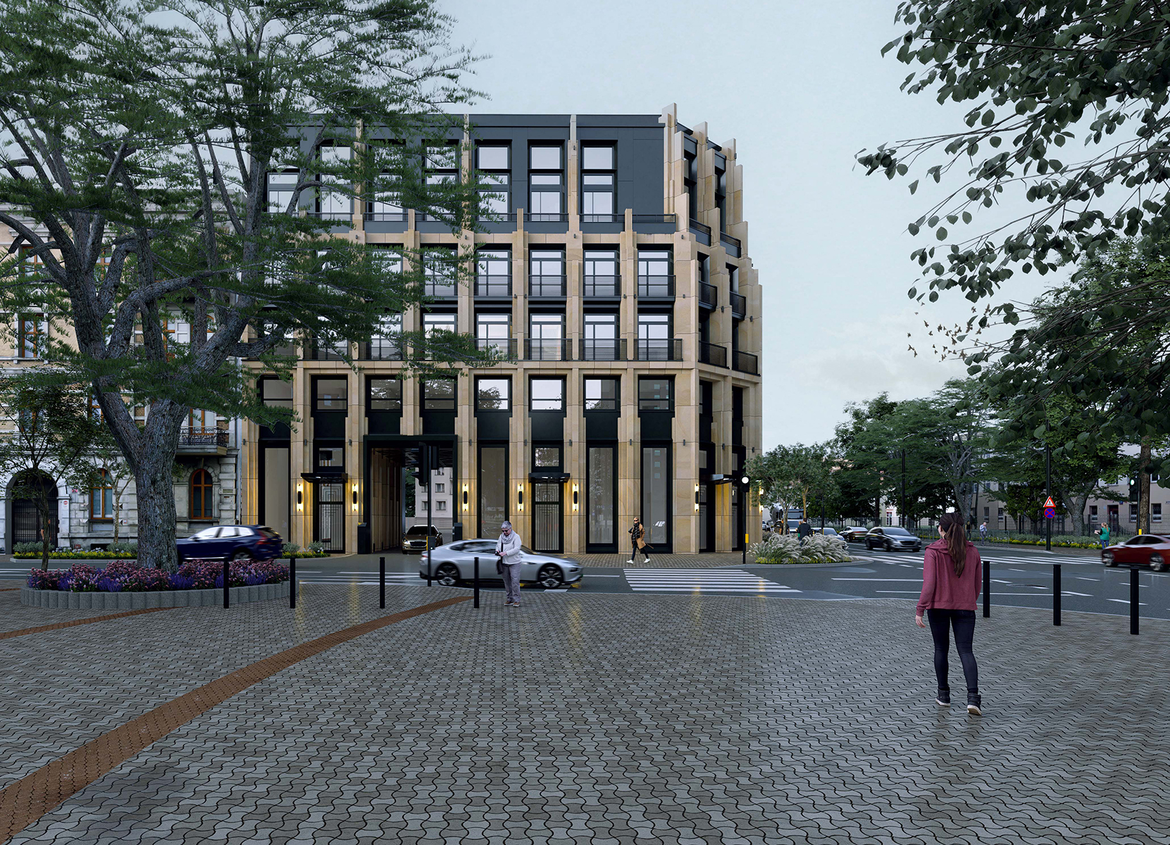Corner tenement house by NV ARCHITEKCI - Architizer