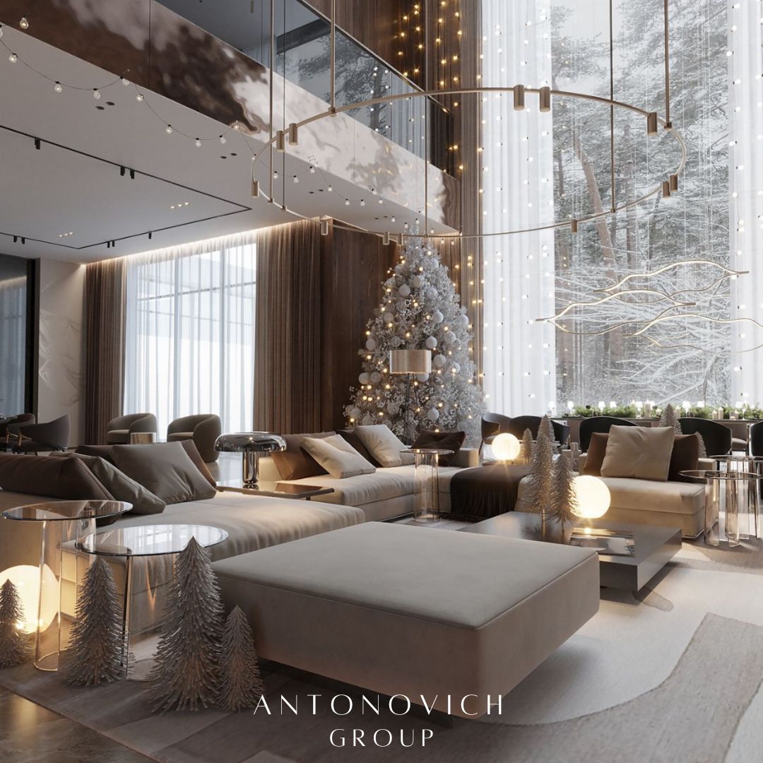 Festive Opulence in Luxury Interior Design by LUXURY ANTONOVICH DESIGN ...