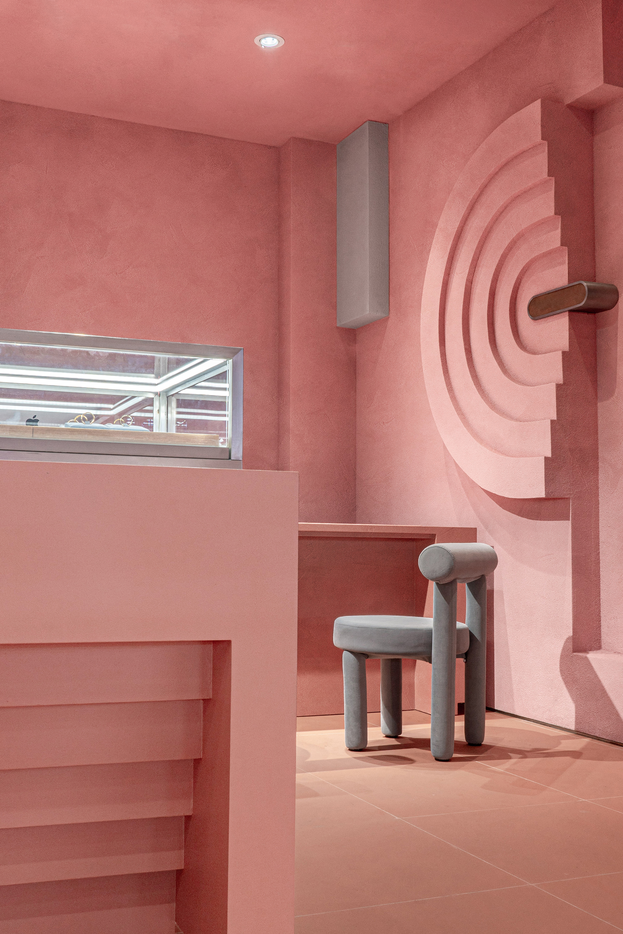 Mottled Pink · ONESWEAR Jewelry Store by Parallect Design - Architizer