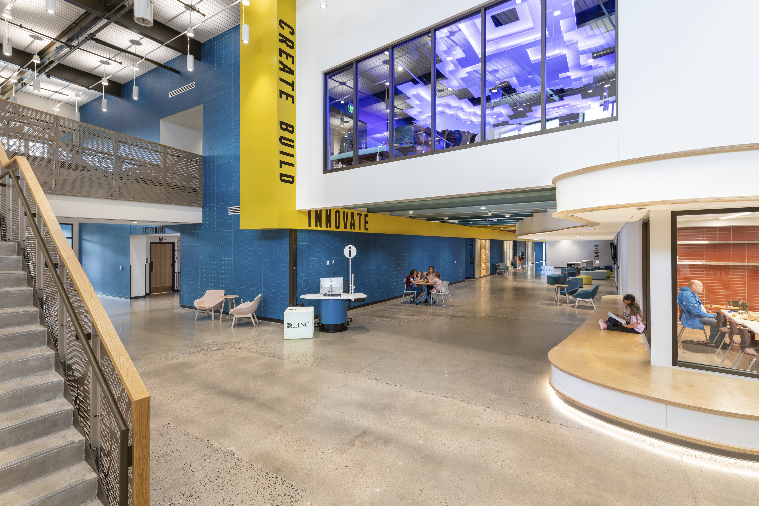 LINC Library Innovation Center by Barker Rinker Seacat Architecture ...