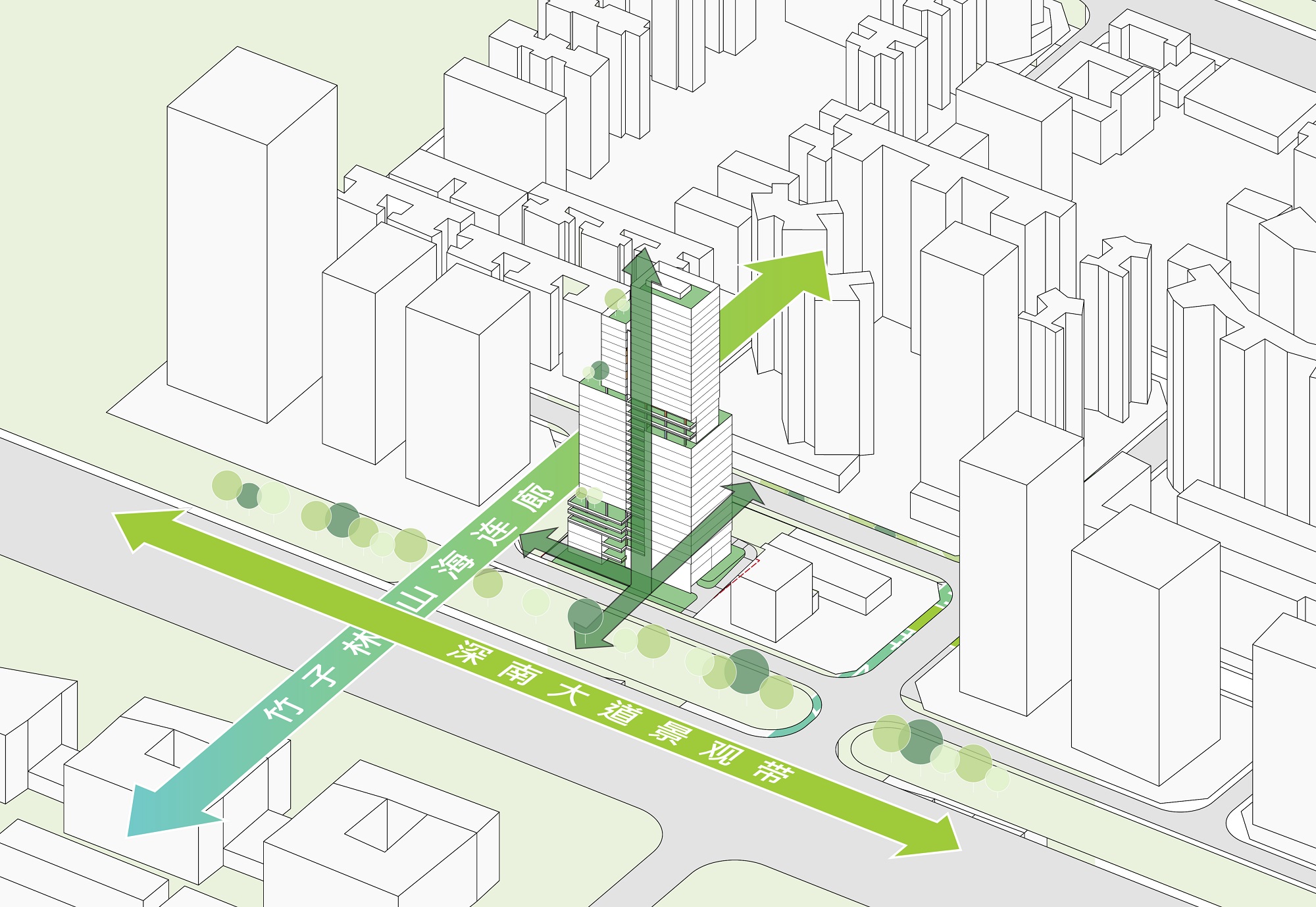 Humane Vertical Community Adorned with Greenery by Aedas - Architizer