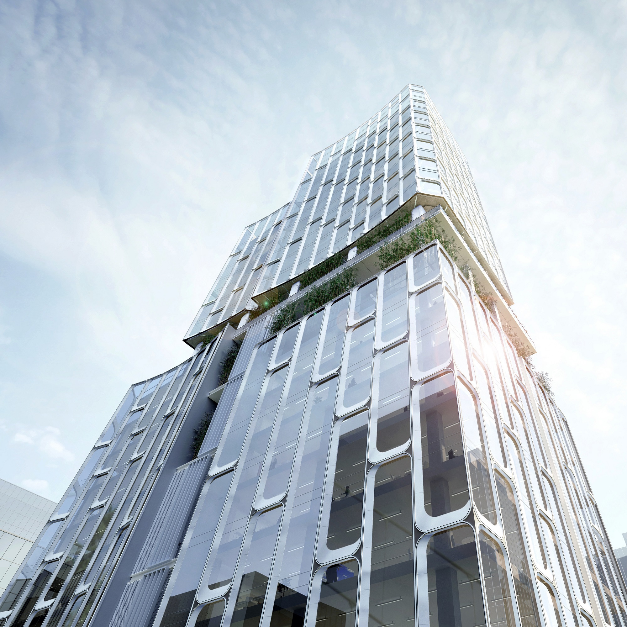 Humane Vertical Community Adorned with Greenery by Aedas - Architizer