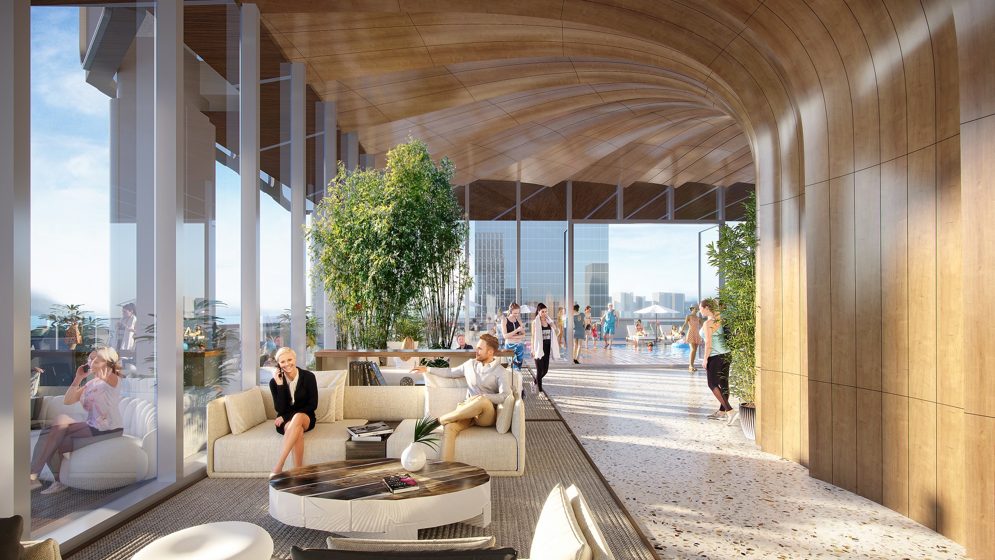 Humane Vertical Community Adorned with Greenery by Aedas - Architizer