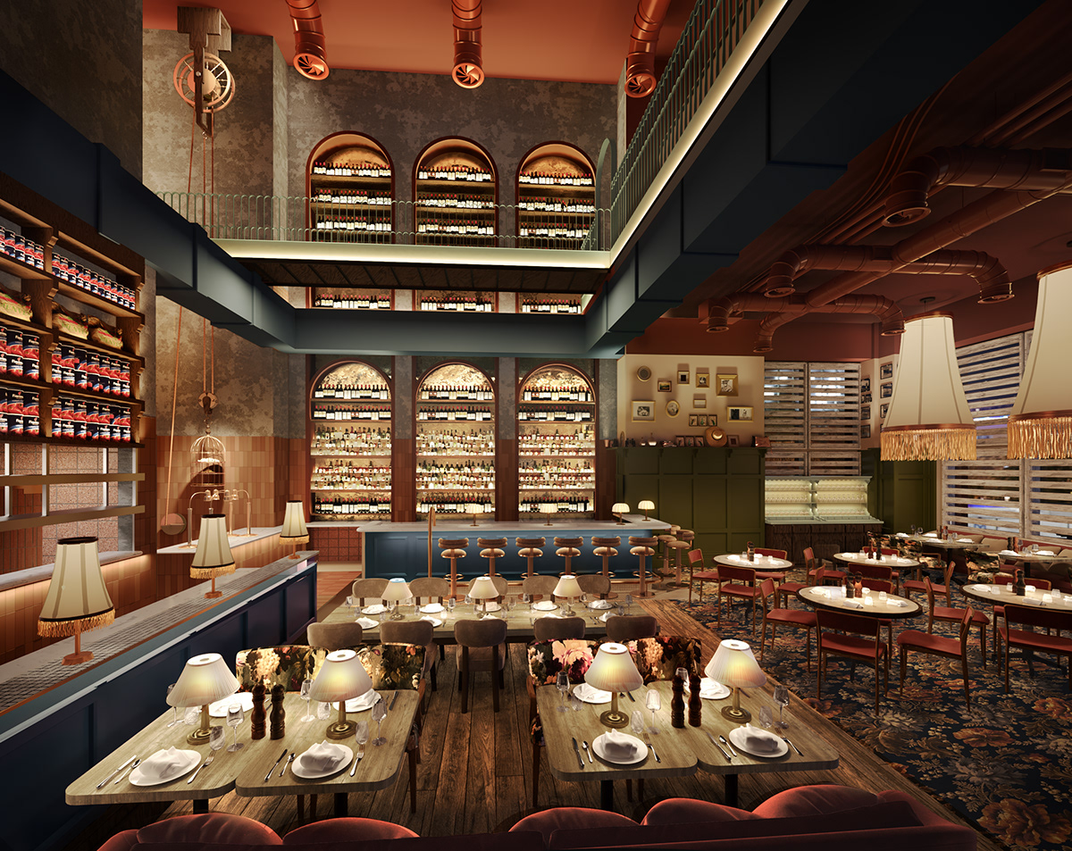 ISK by Isabella, Dubai. Restaurant Design - Australia. by COOOP ...