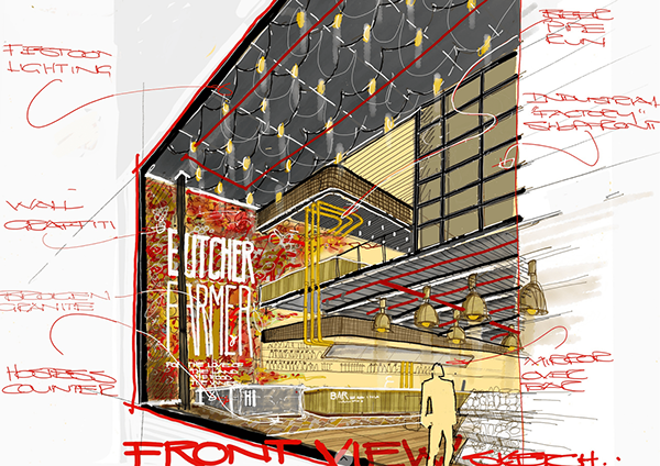 Butcher and The Farmer, London. Restaurant Design - United Kingdom. by ...
