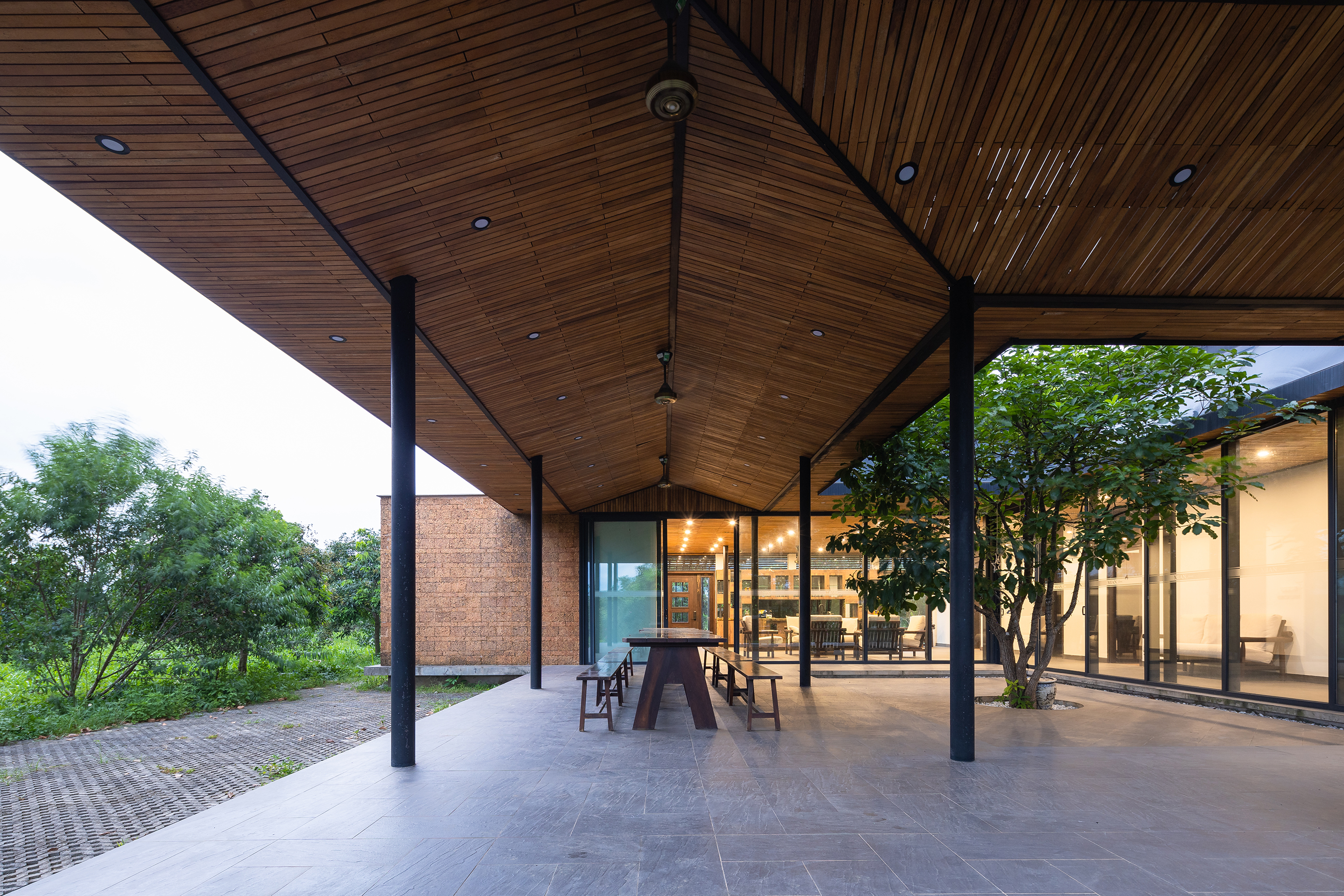 Dong Mo Farmhouse by idee architects Vietnam - Architizer