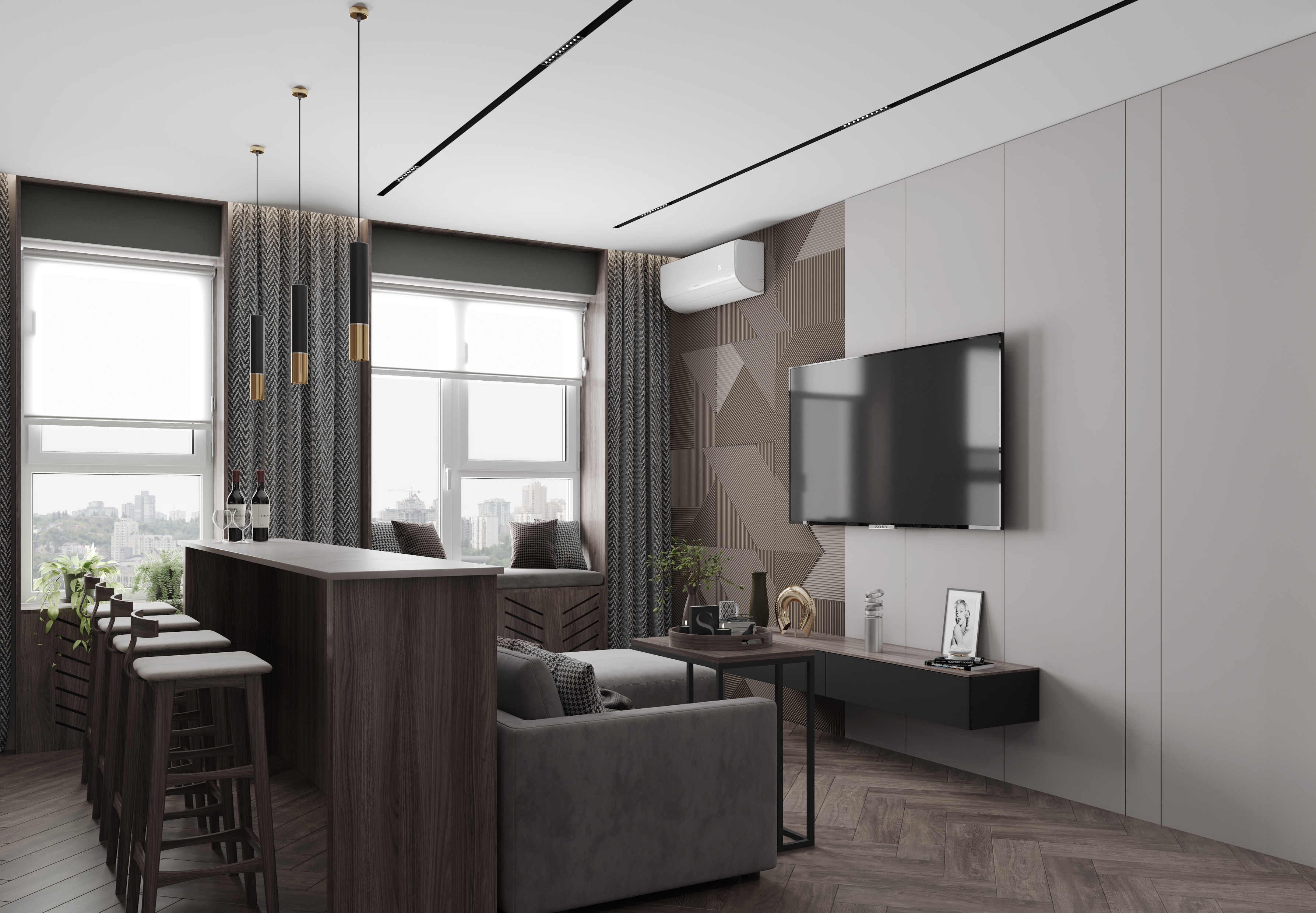 Apartment design project by 3D Studio Flamingo - Architizer