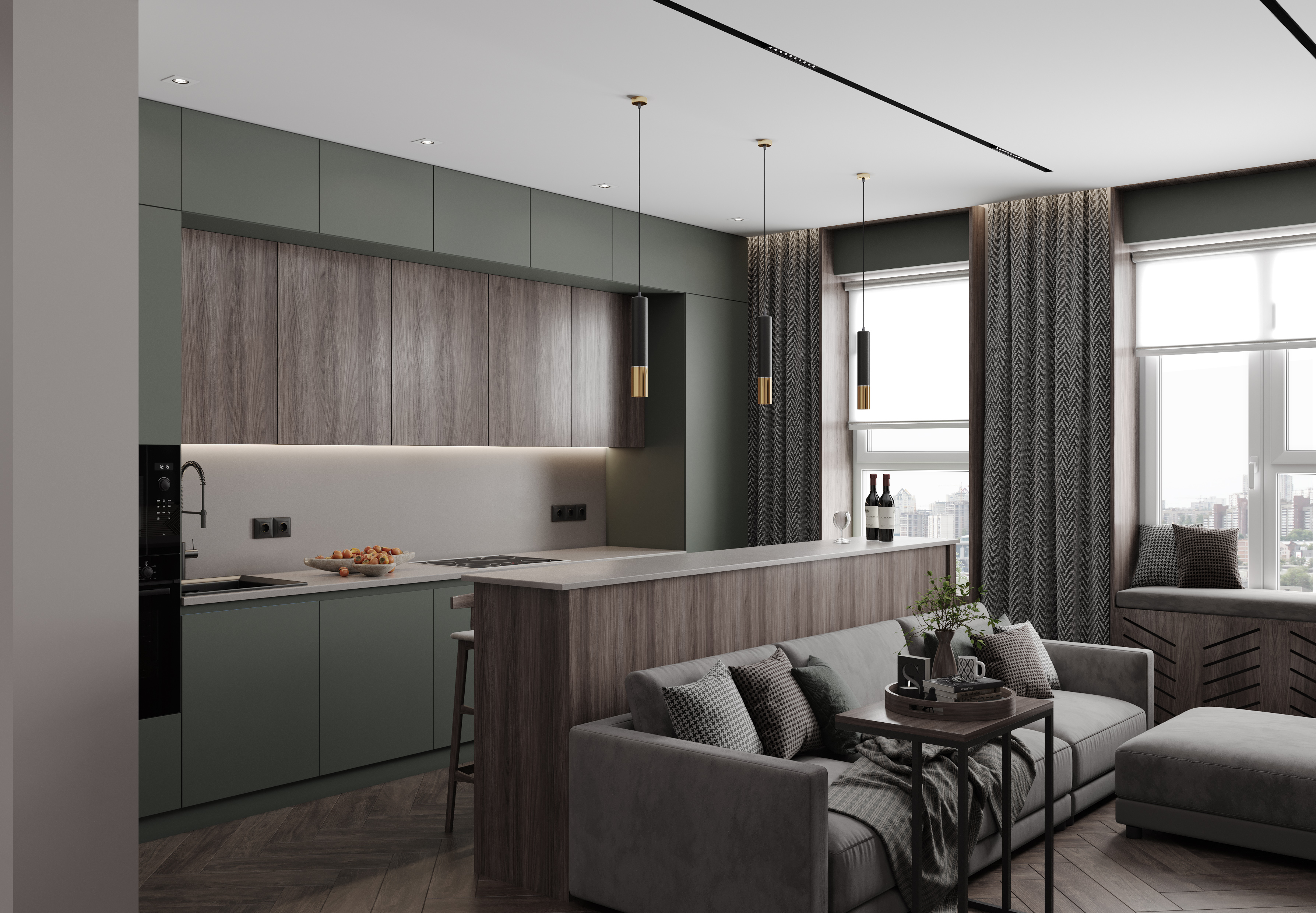 Apartment design project by 3D Studio Flamingo - Architizer