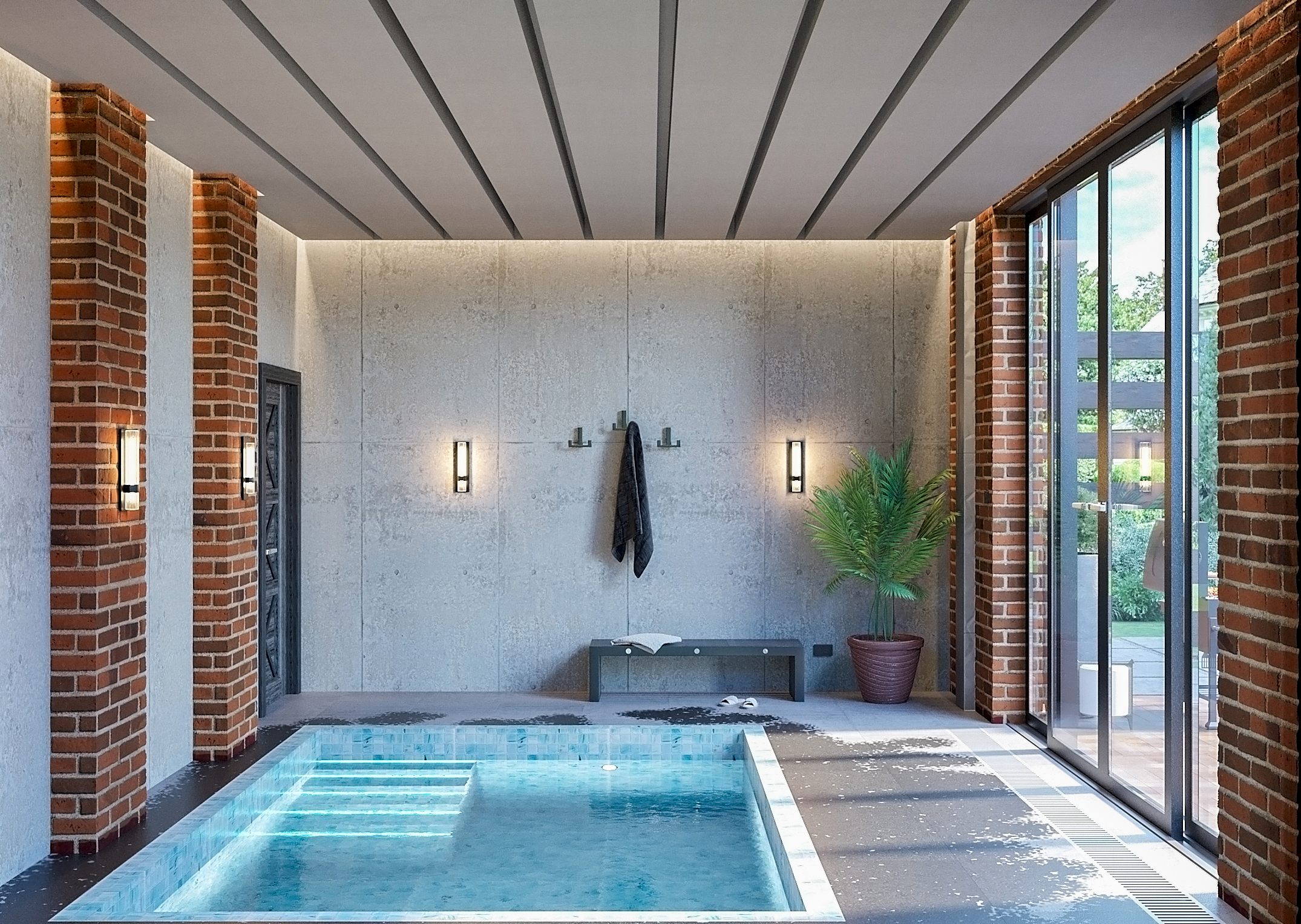 Loft style cottage by 3D Studio Flamingo - Architizer