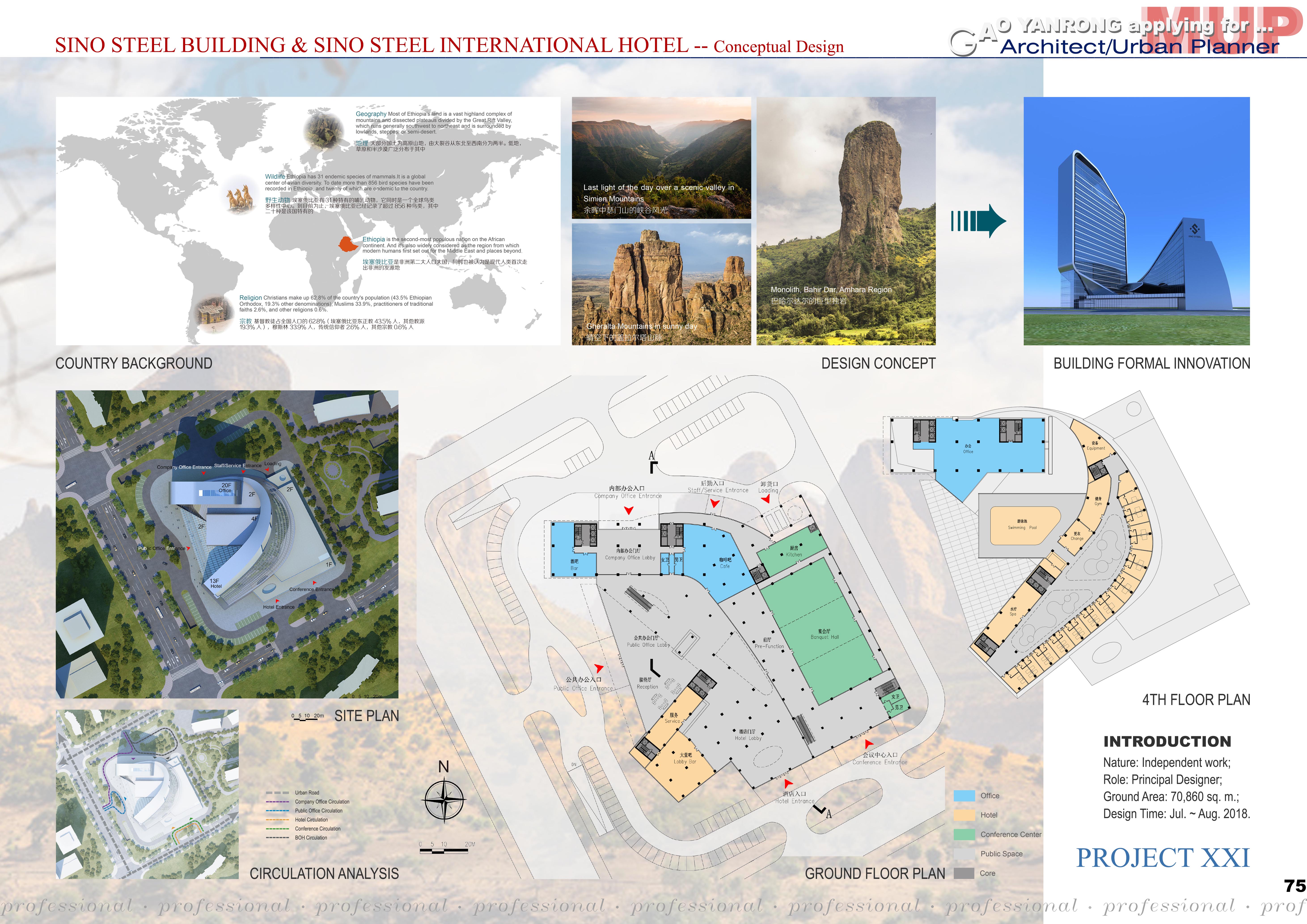 Sino Steel Building & Sino Steel International Hotel by GAP Design LLC ...