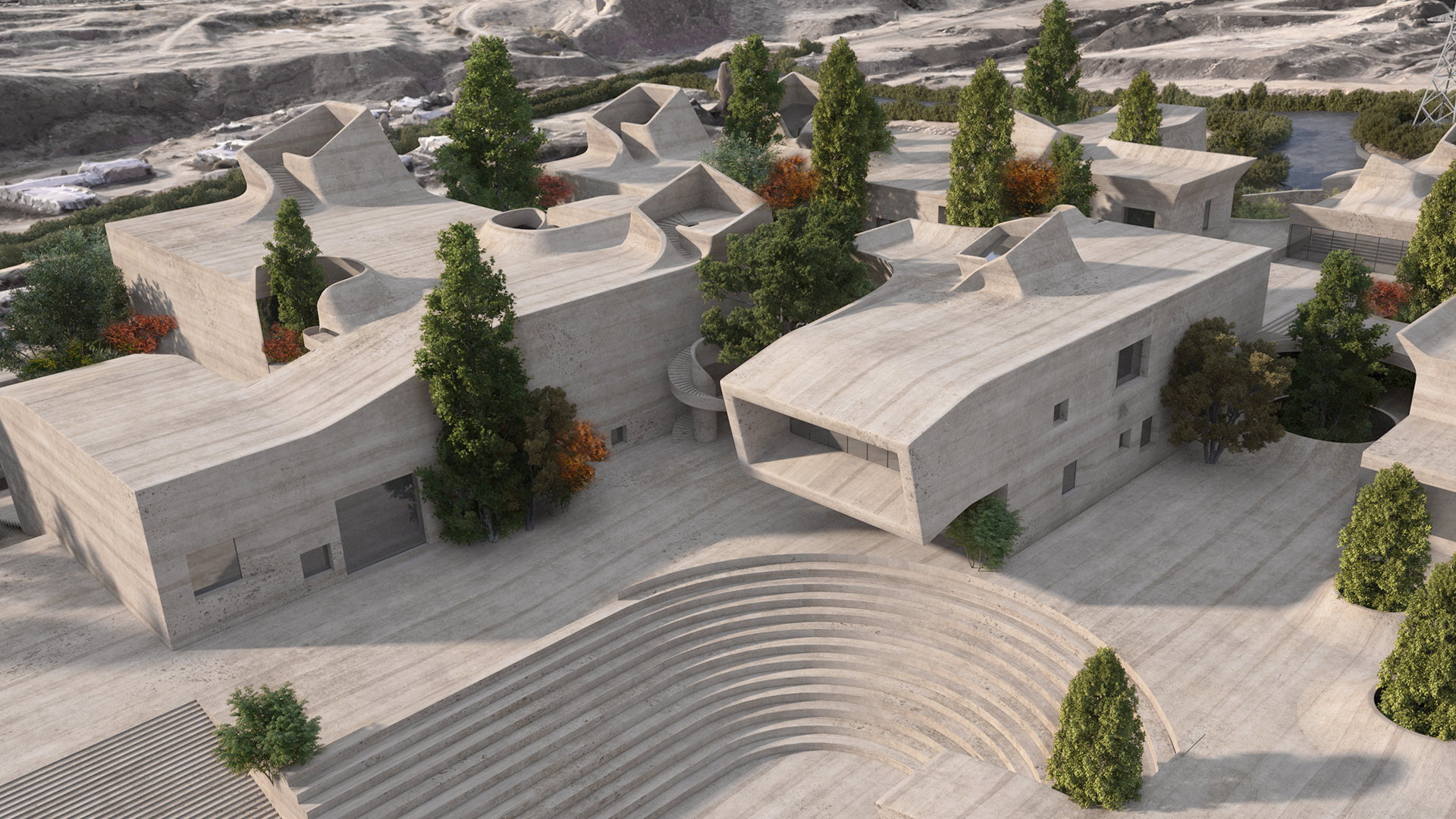 Shiraz Cultural and Recreational Complex by NextOffice - Architizer