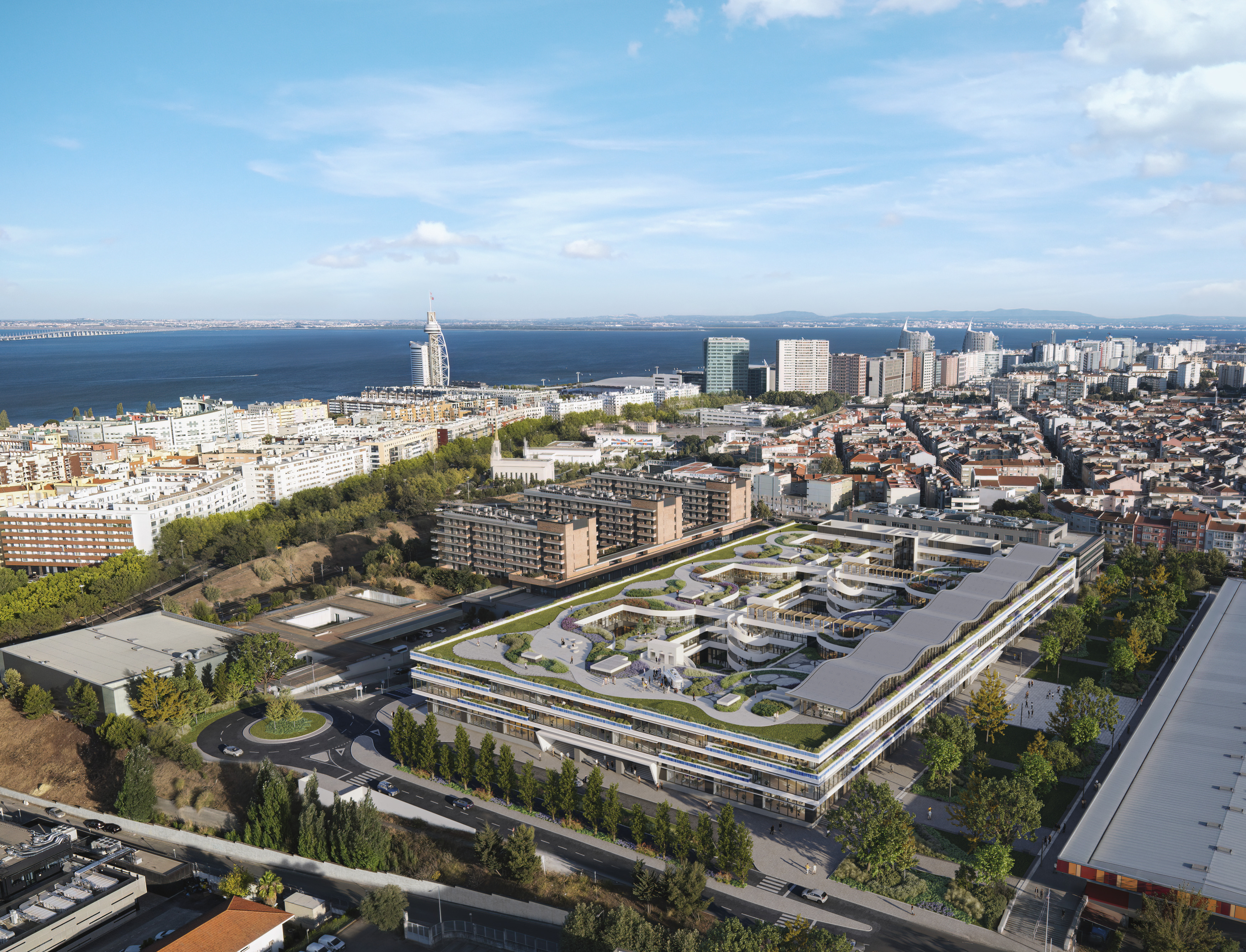 Oriente Green Campus by Kohn Pedersen Fox Associates - Architizer