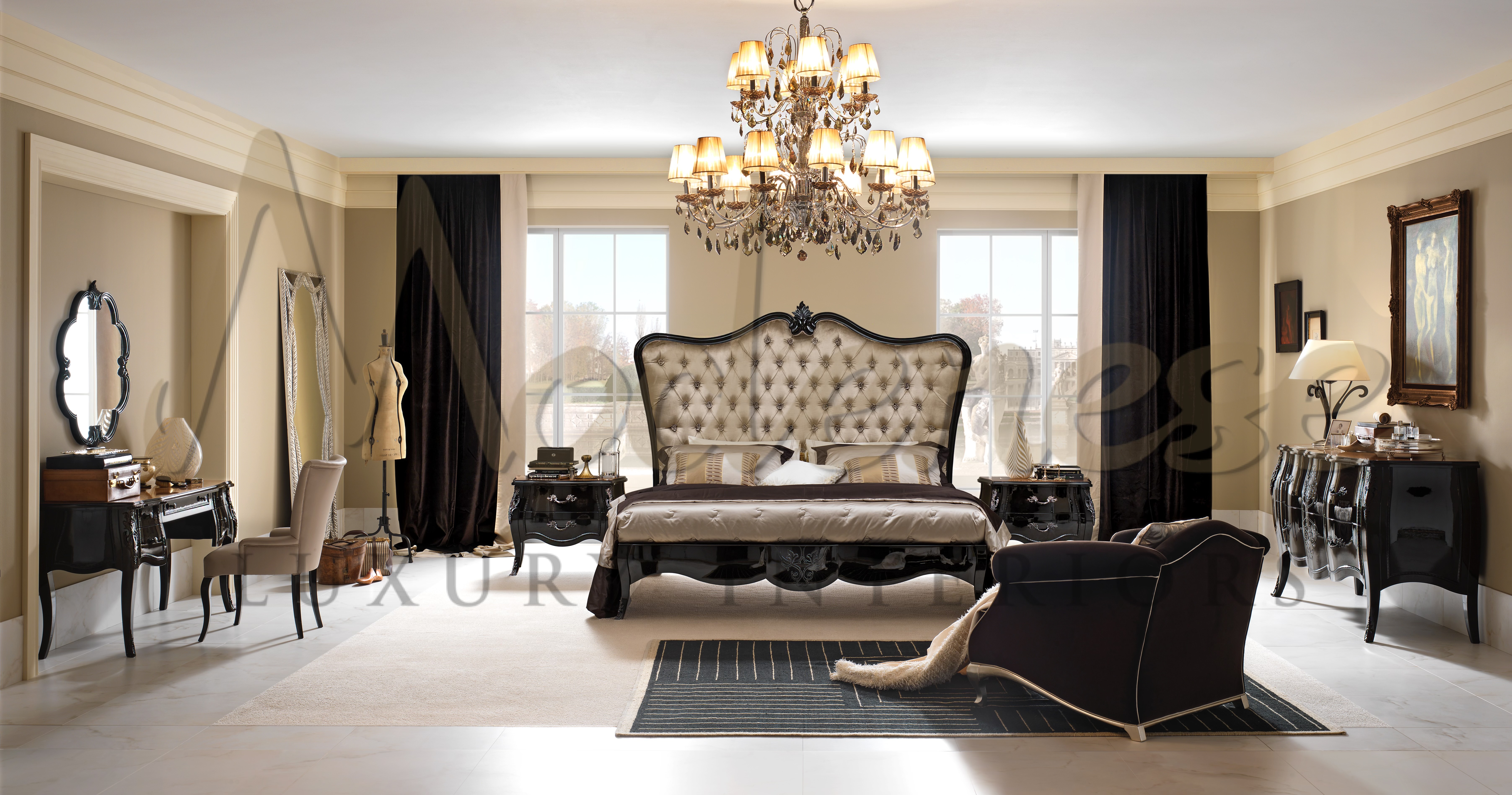 Noble Bedroom Design by MODENESE Luxury Interiors - Architizer