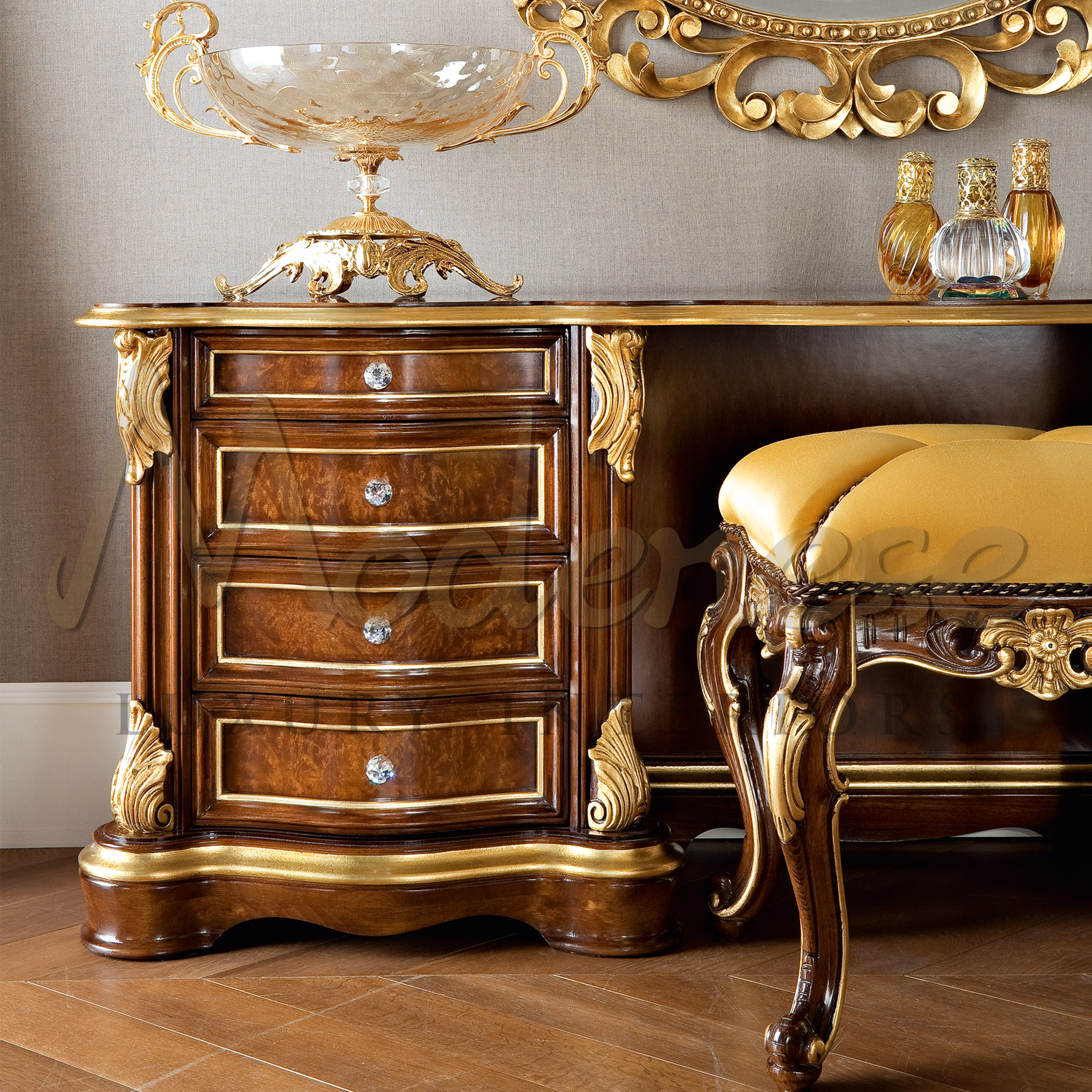 Exquisite dressing table design by Italian artisans by MODENESE Luxury ...