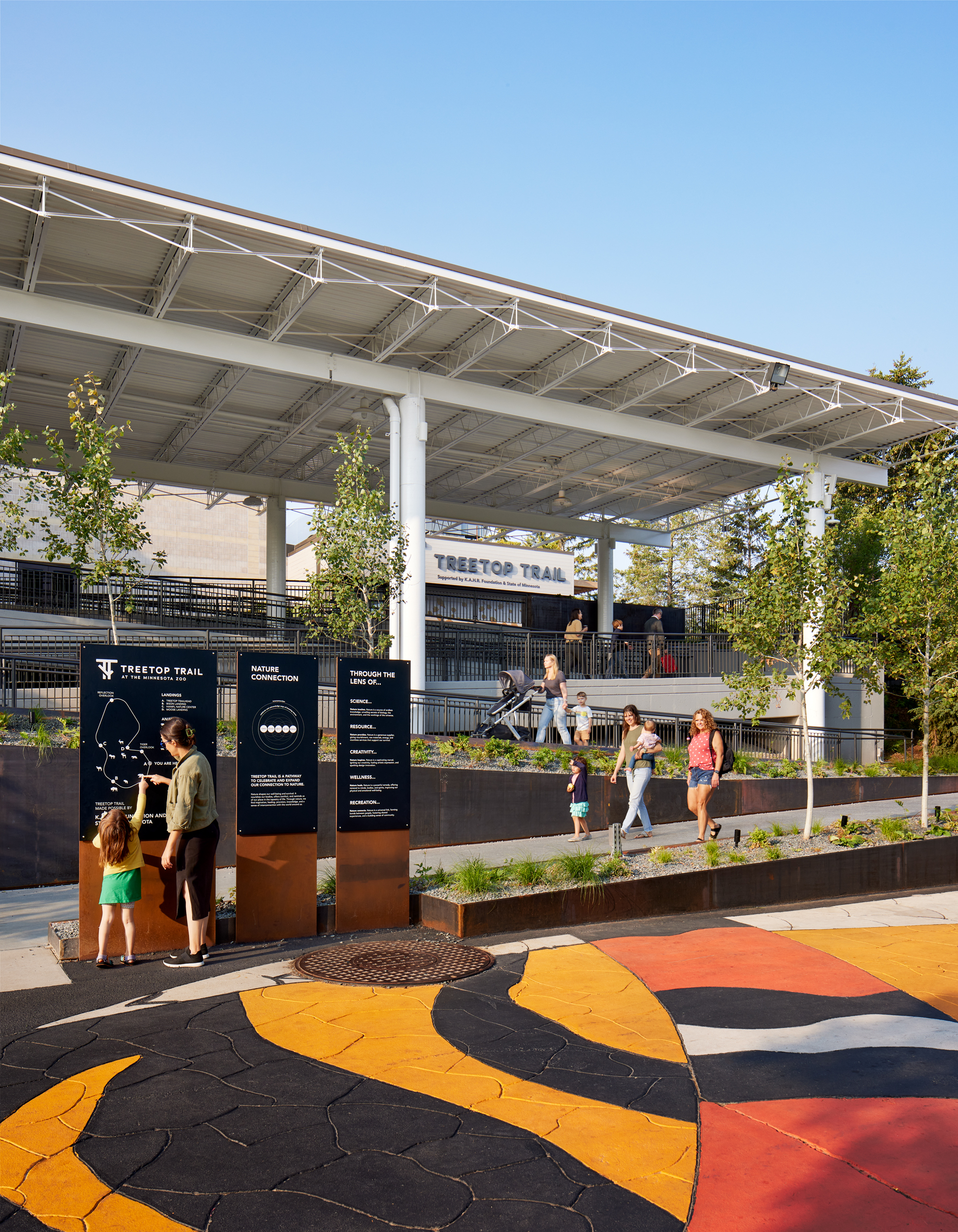 Treetop Trail at the Minnesota Zoo by Snow Kreilich Architects - Architizer