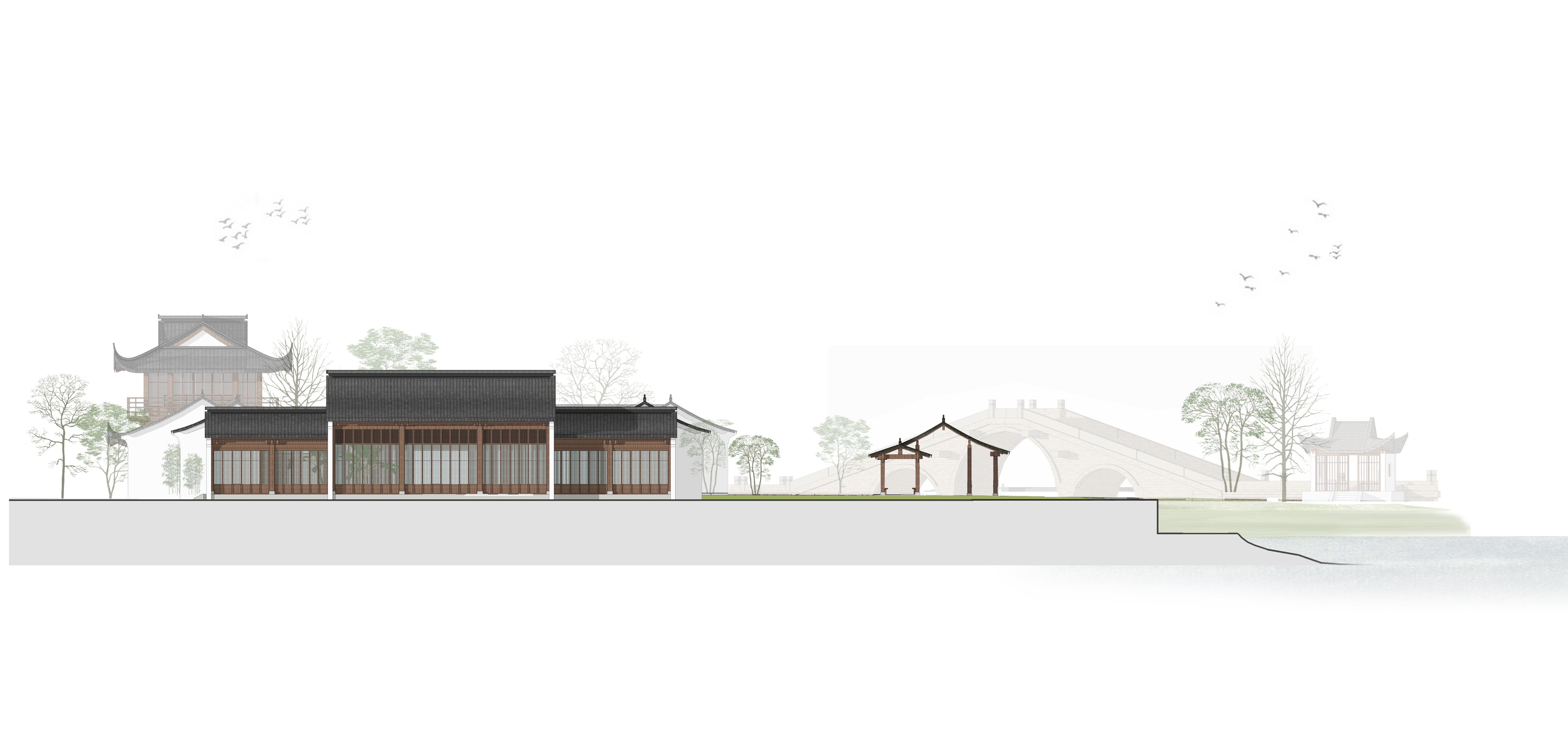 Experience center of Chinese ancient post stations by YI JIAN ...