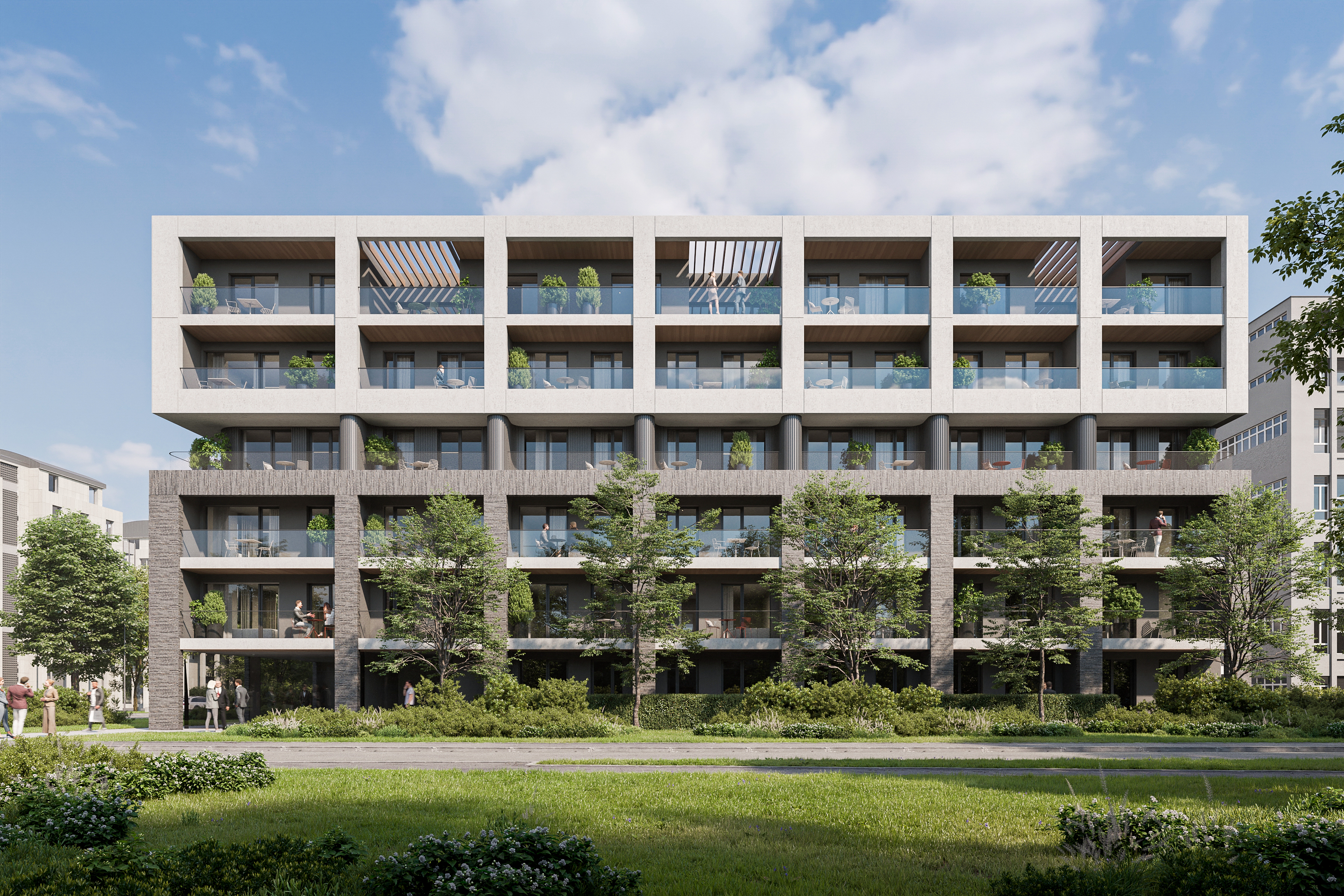 Residential-commercial complex Topniška by SoNo arhitekti - Architizer