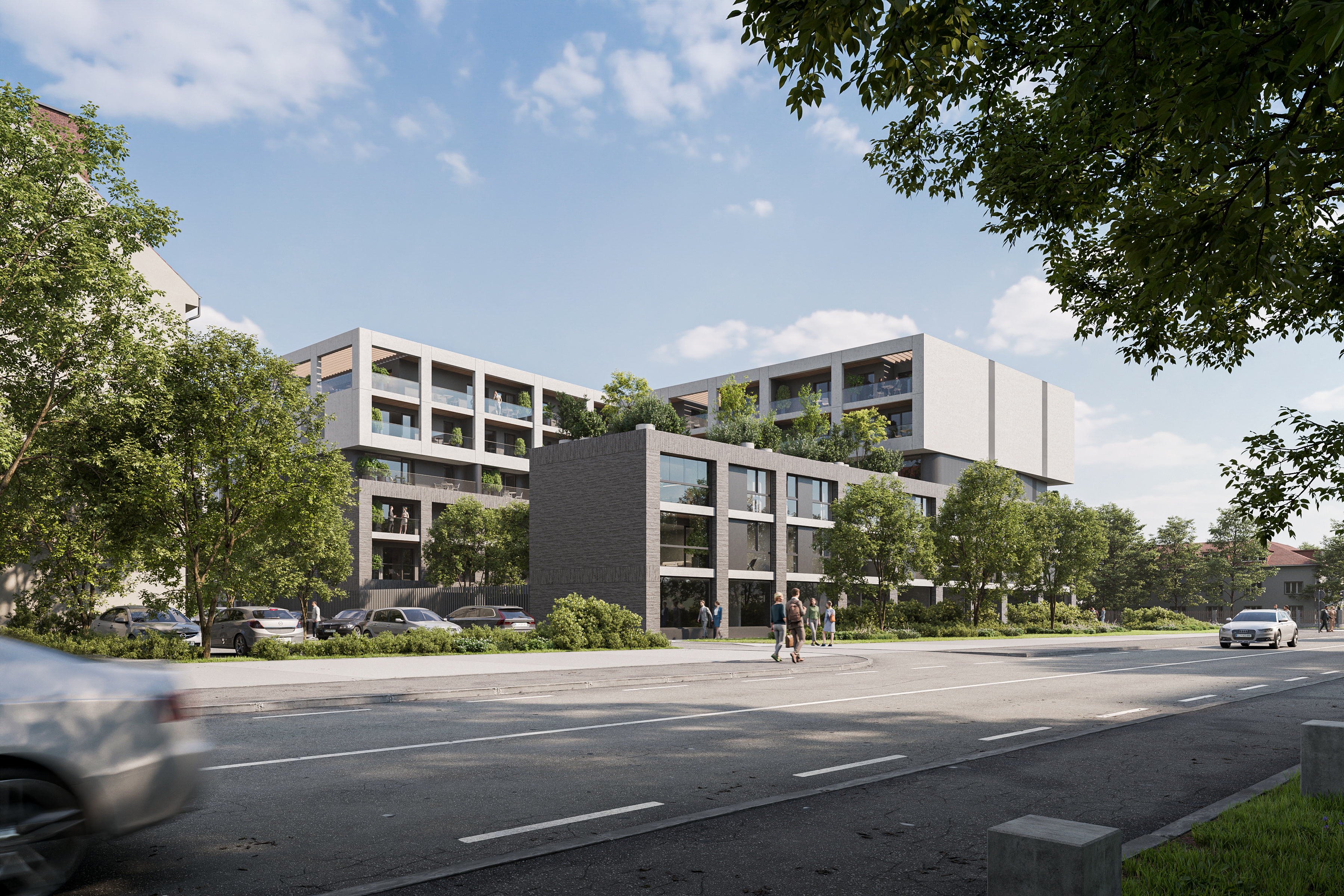 Residential-commercial complex Topniška by SoNo arhitekti - Architizer