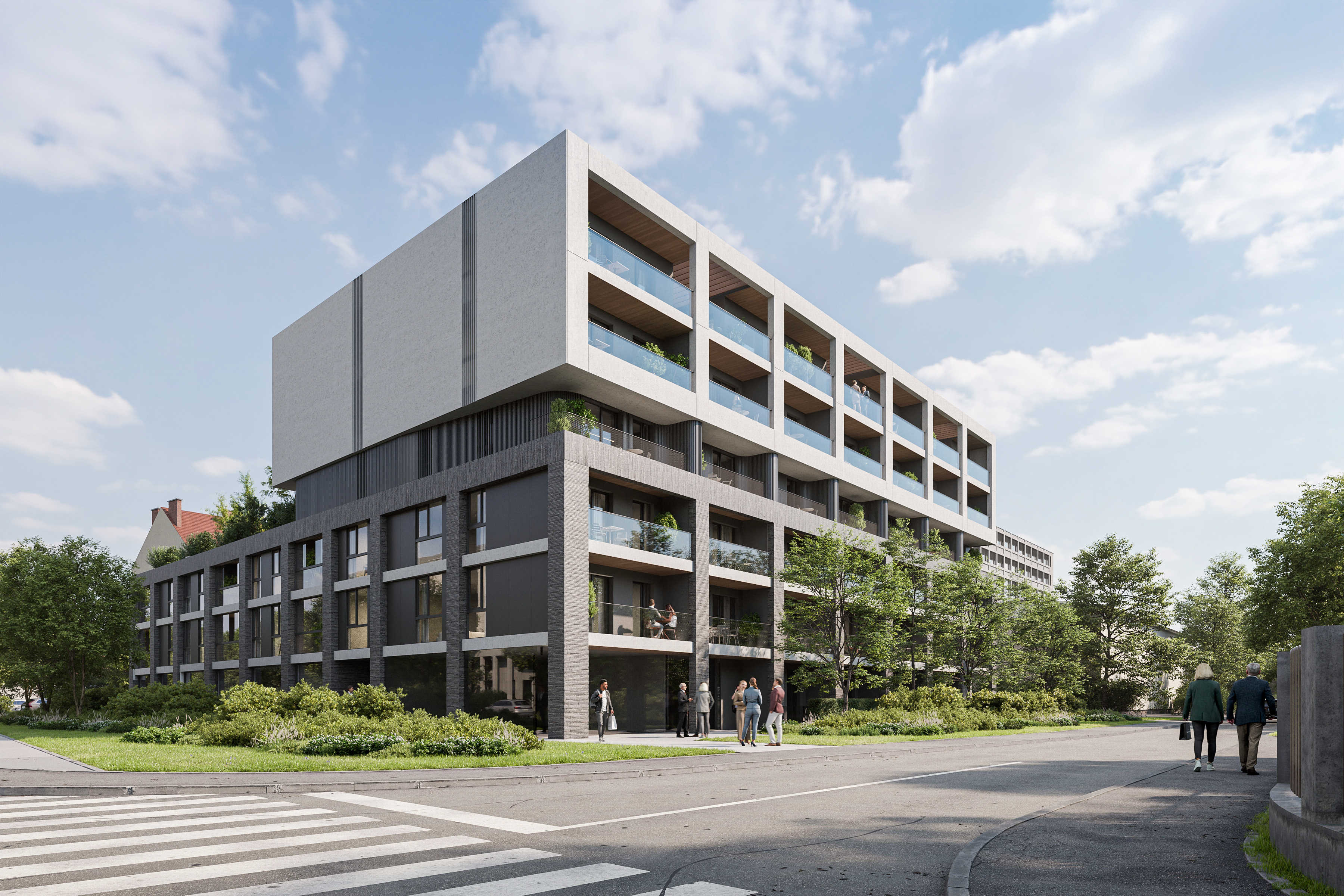 Residential-commercial complex Topniška by SoNo arhitekti - Architizer