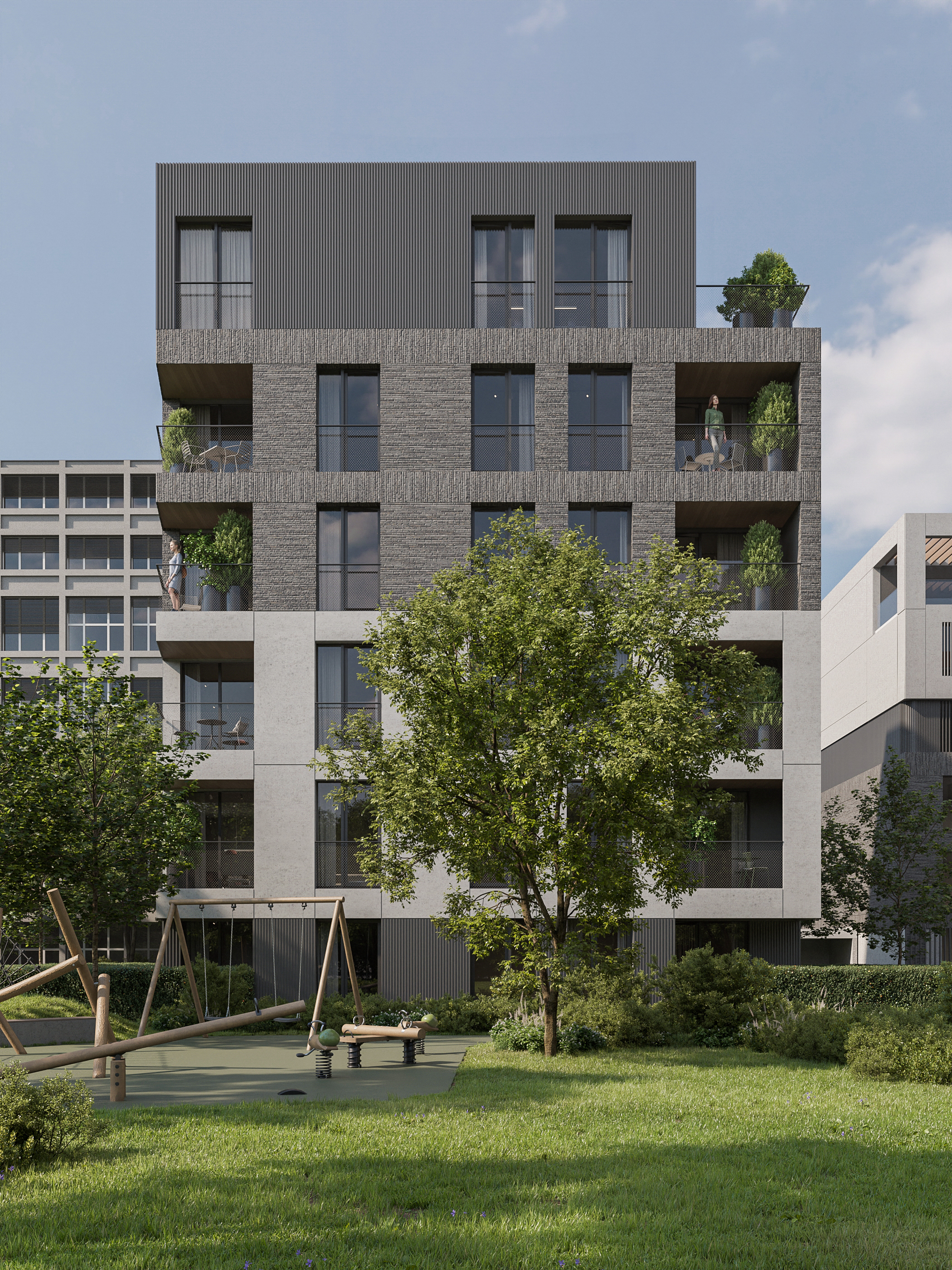 Residential-commercial complex Topniška by SoNo arhitekti - Architizer