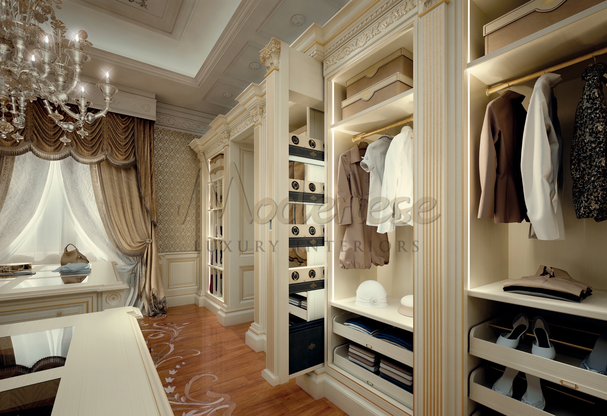 Exquisite Luxury Wardrobe Design by MODENESE Luxury Interiors - Architizer
