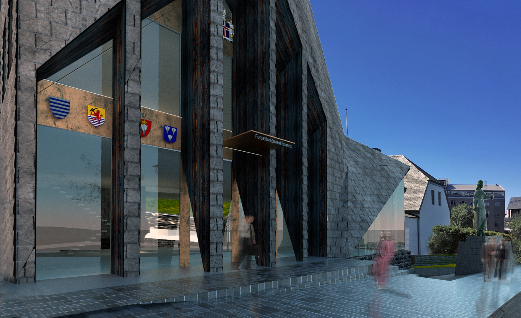 Icelandic Prime-Ministry by Thor Architects - Architizer