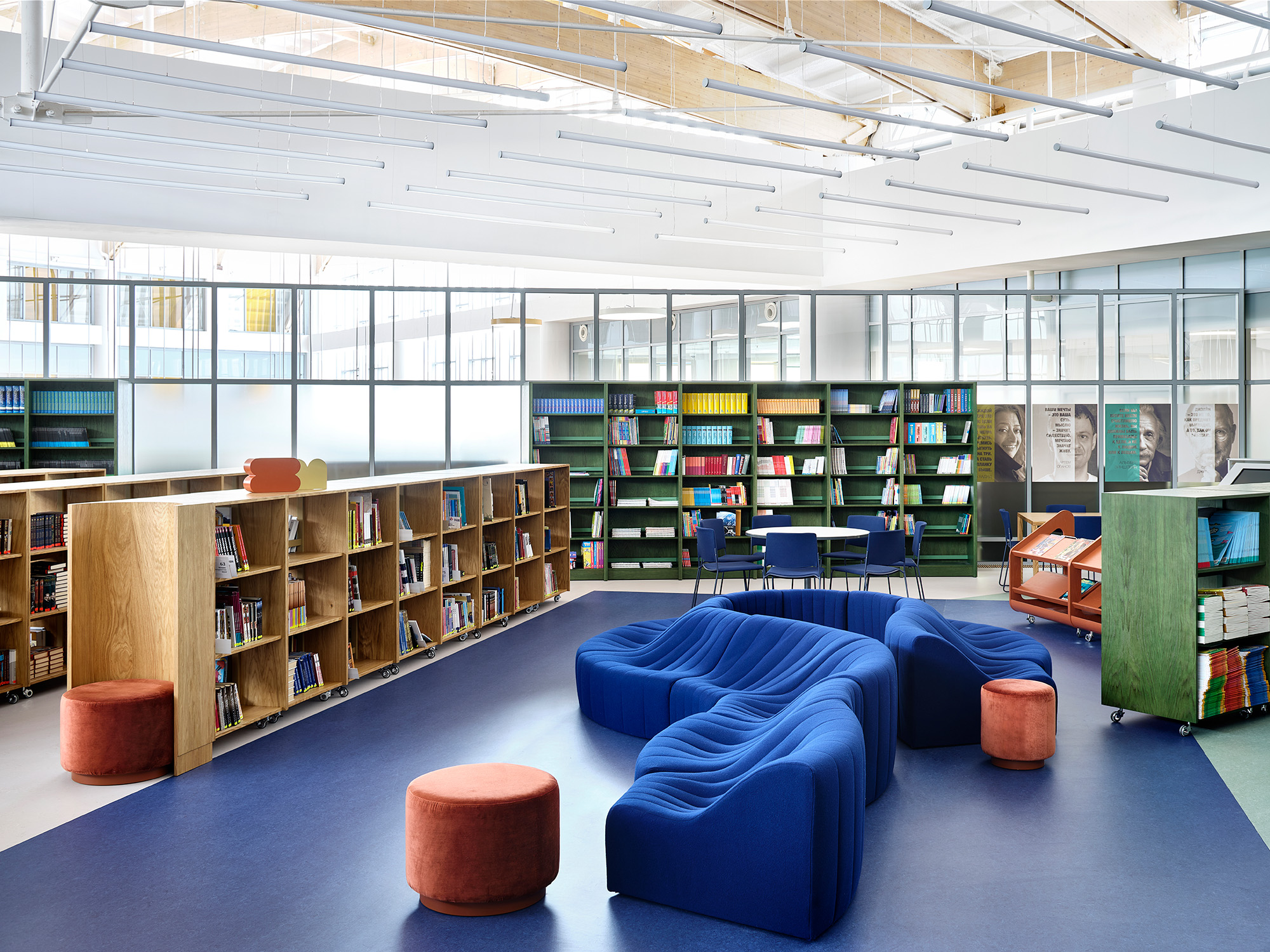 Skolkovo International Gymnasium Library by Form Bureau - Architizer