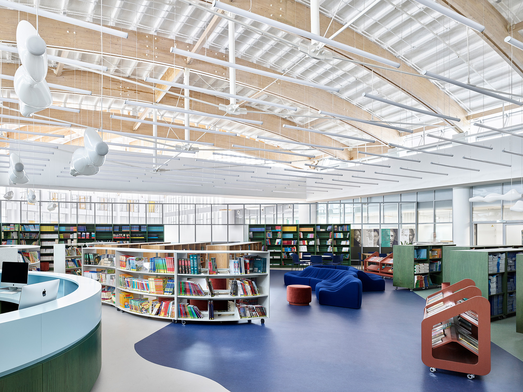 Skolkovo International Gymnasium Library by Form Bureau - Architizer