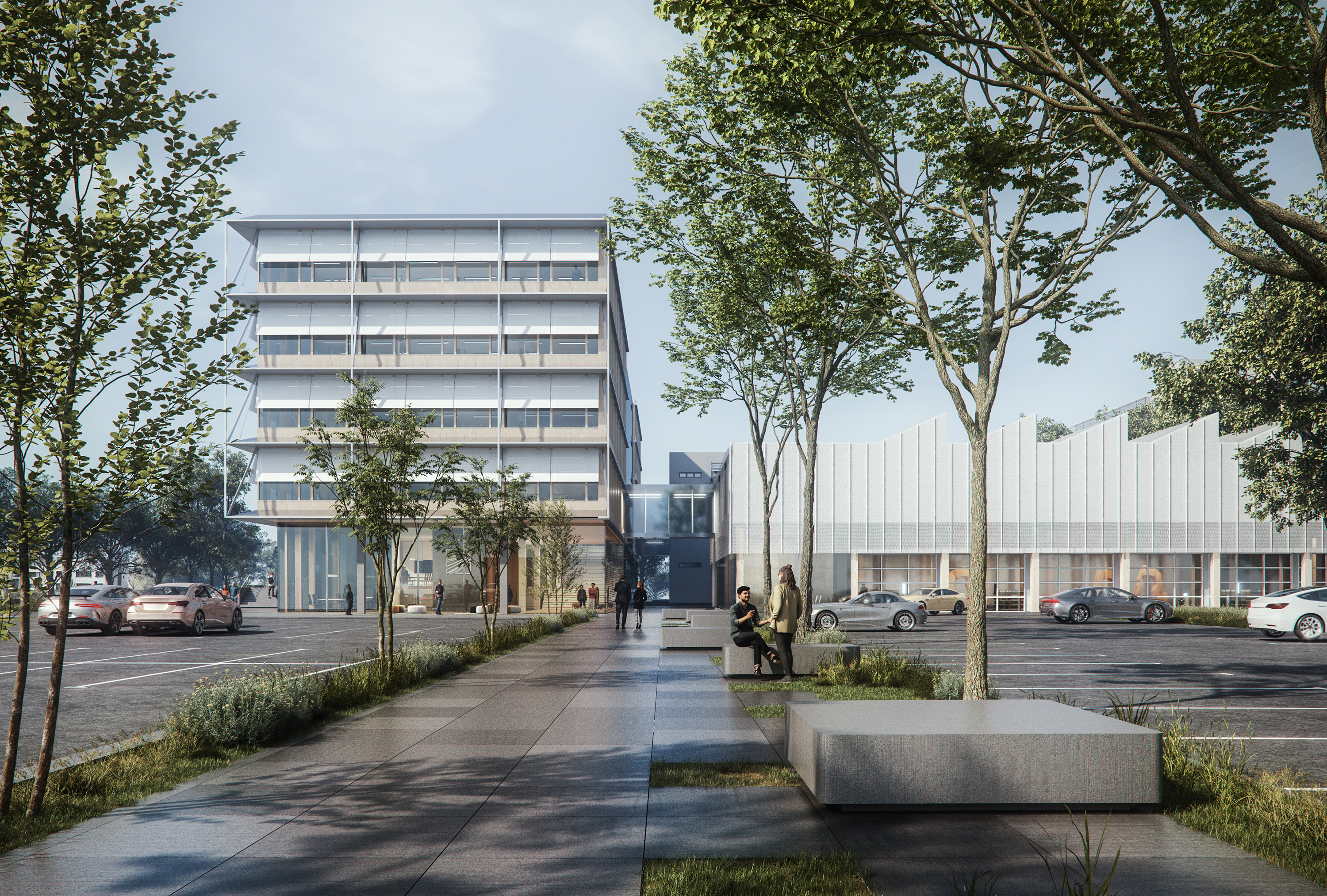 Fraunhofer Research Campus by HENN - Architizer
