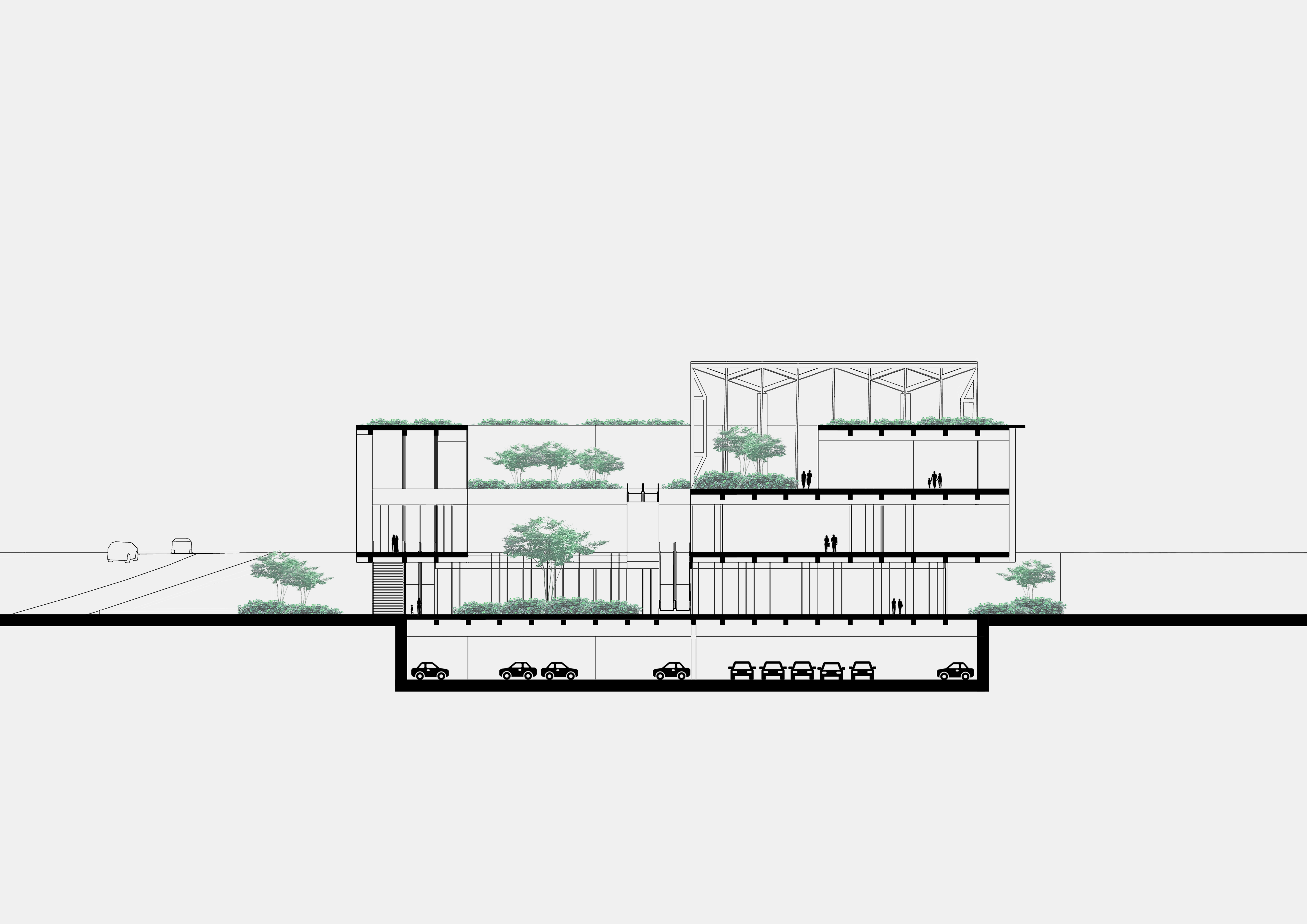 Seoul Metropolitan Dong-daemun Library competition by YI JIAN ...
