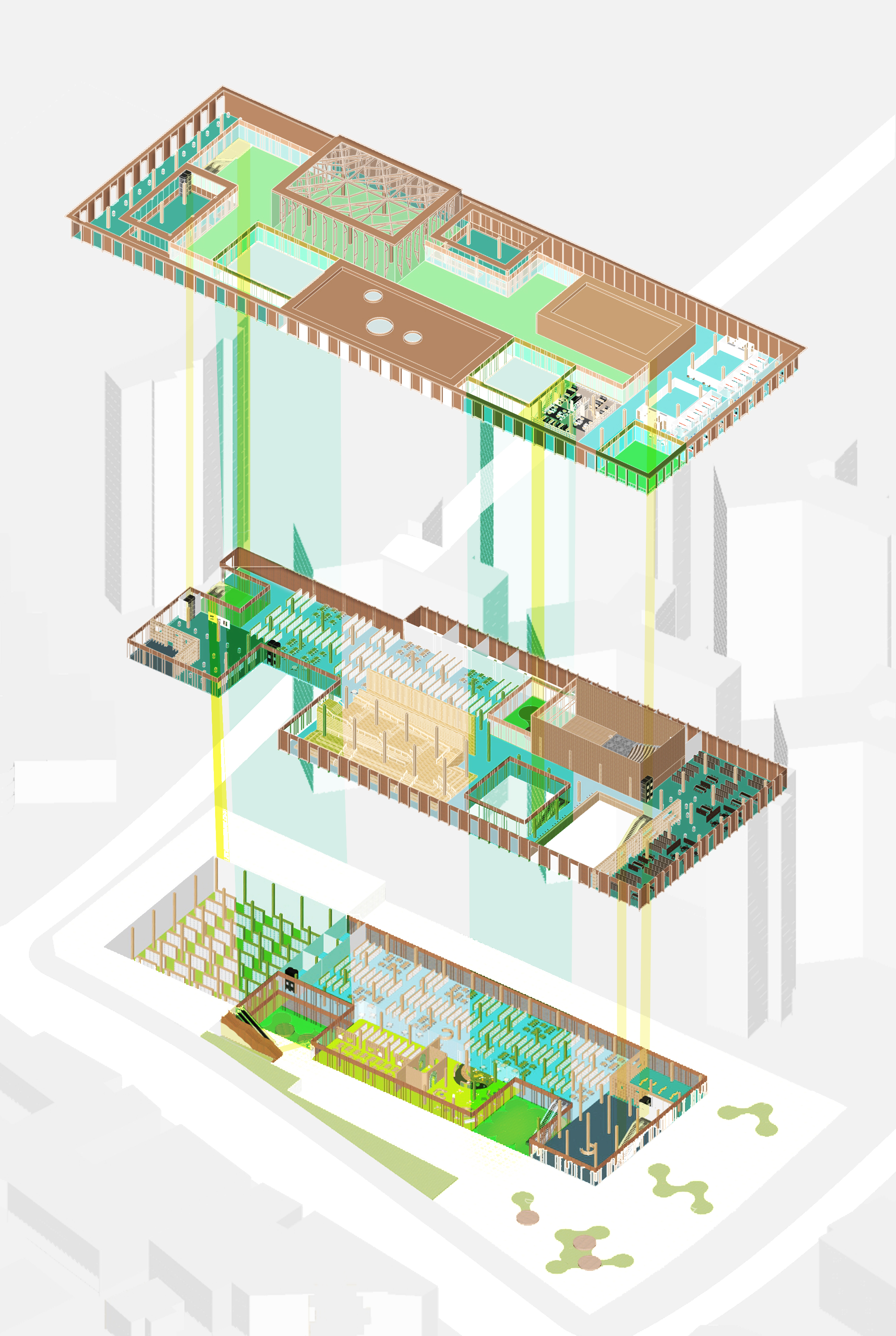 Seoul Metropolitan Dong-daemun Library competition by YI JIAN ...