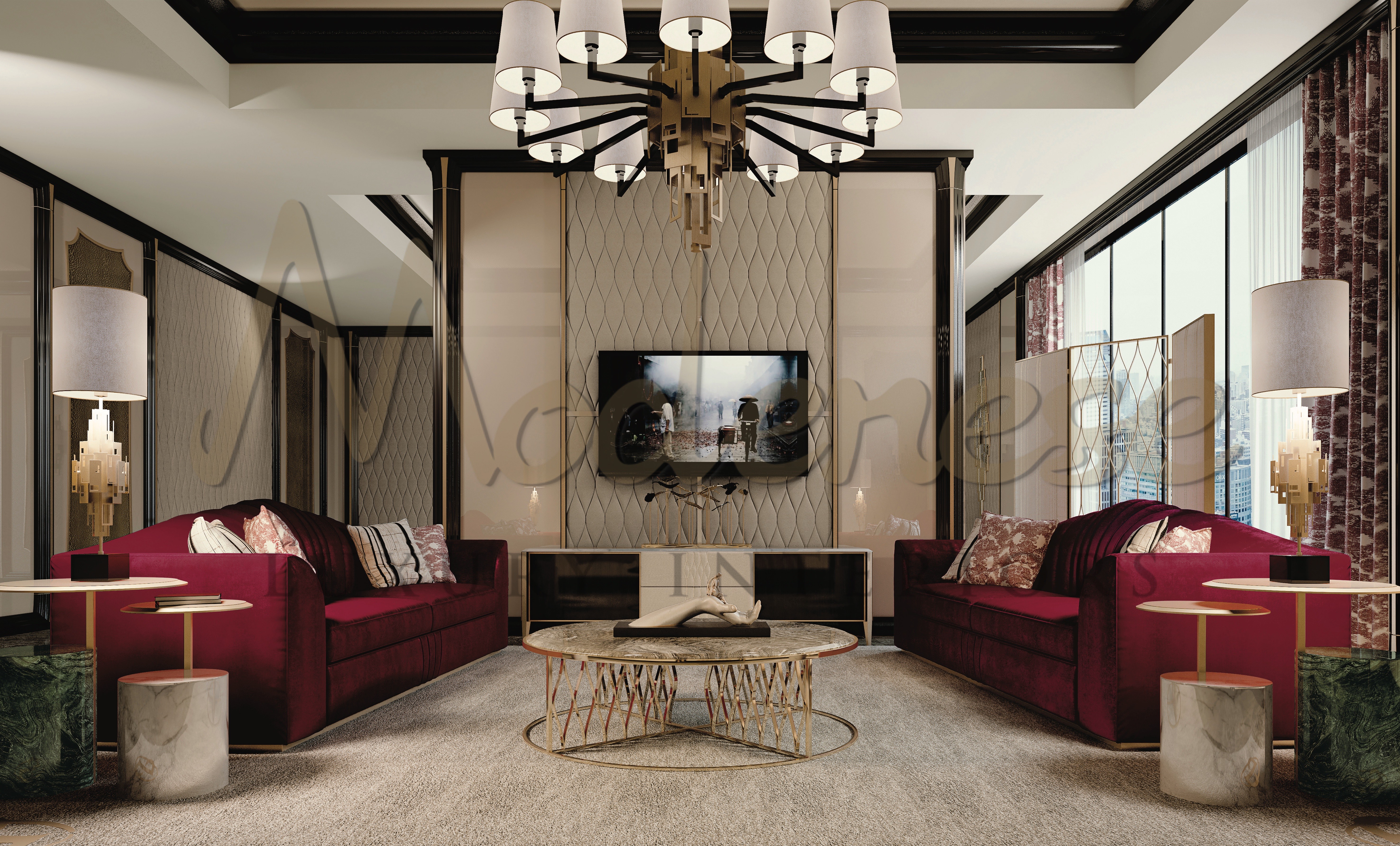 Modenese's Luxury Modern Living Room Collection by MODENESE Luxury ...