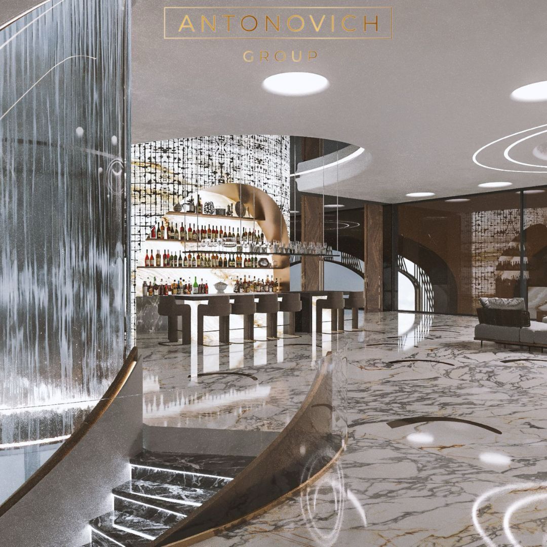 Spacious Sitting Area for a World-Class Villa by LUXURY ANTONOVICH ...