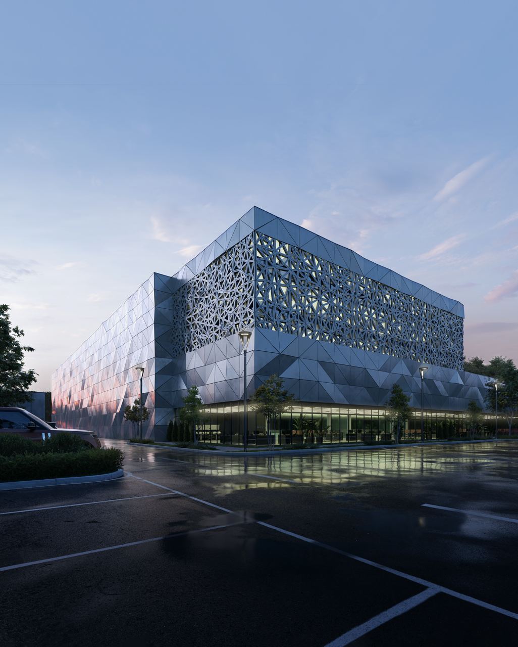 Exterior visualisation: Data Center by Render Vision - Architizer