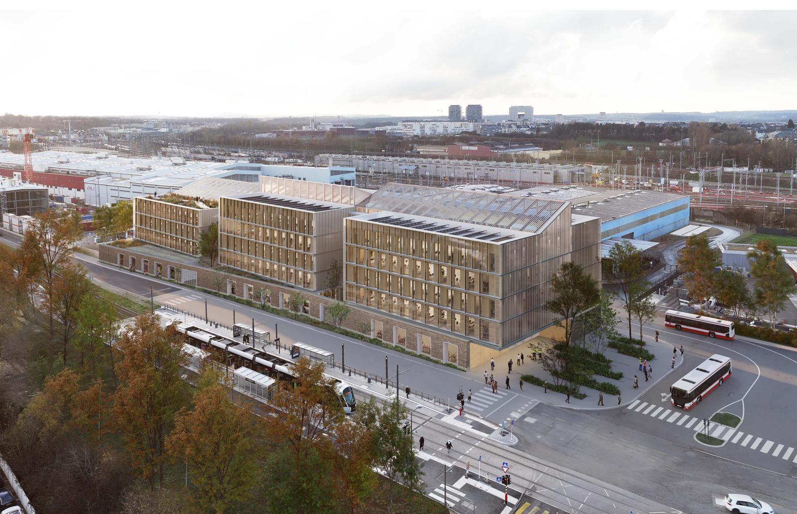 CFL Dernier Sol - Luxembourg by BALLINIPITT architectes urbanistes ...