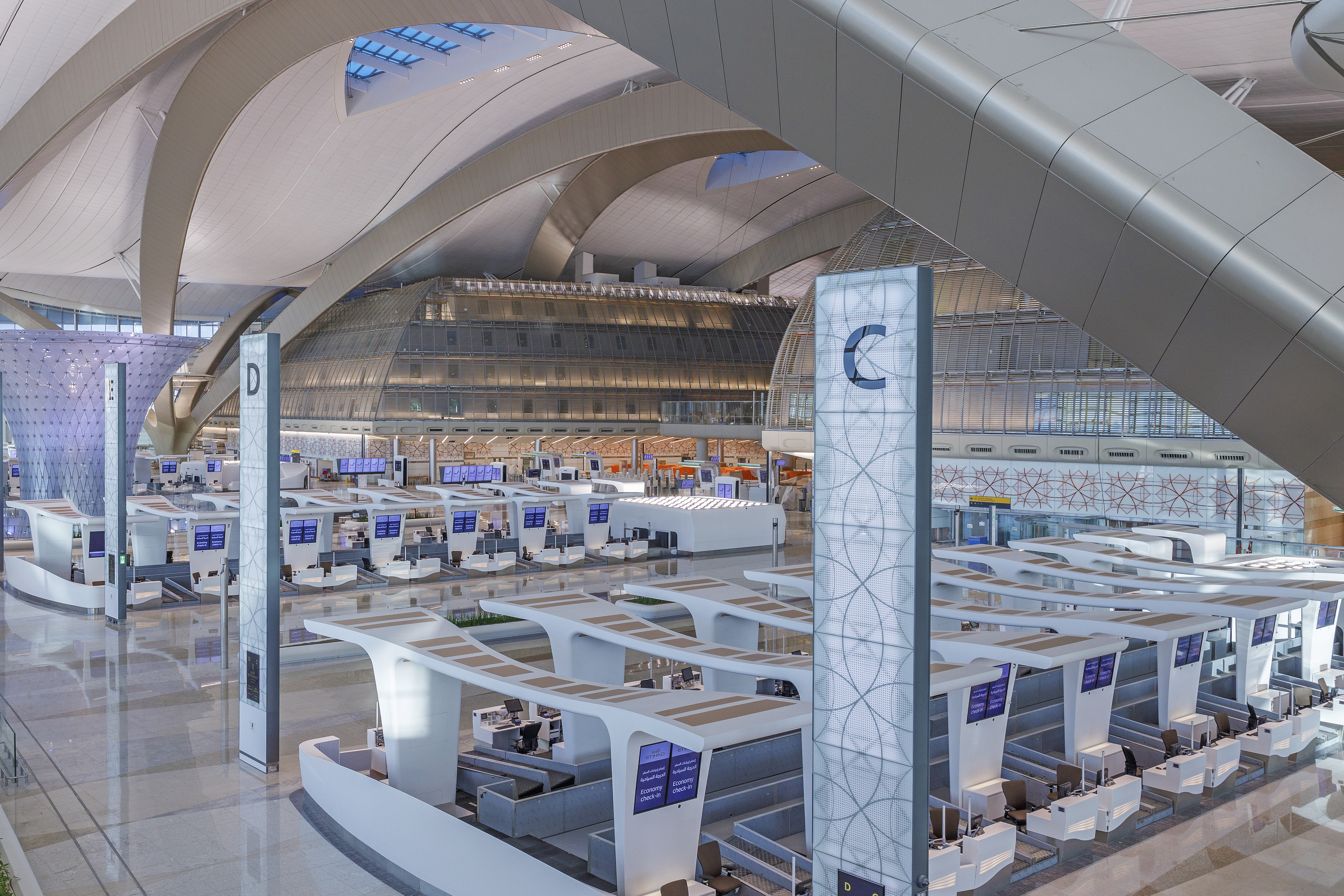 Abu Dhabi International Airport Midfield Terminal Complex by Kohn ...