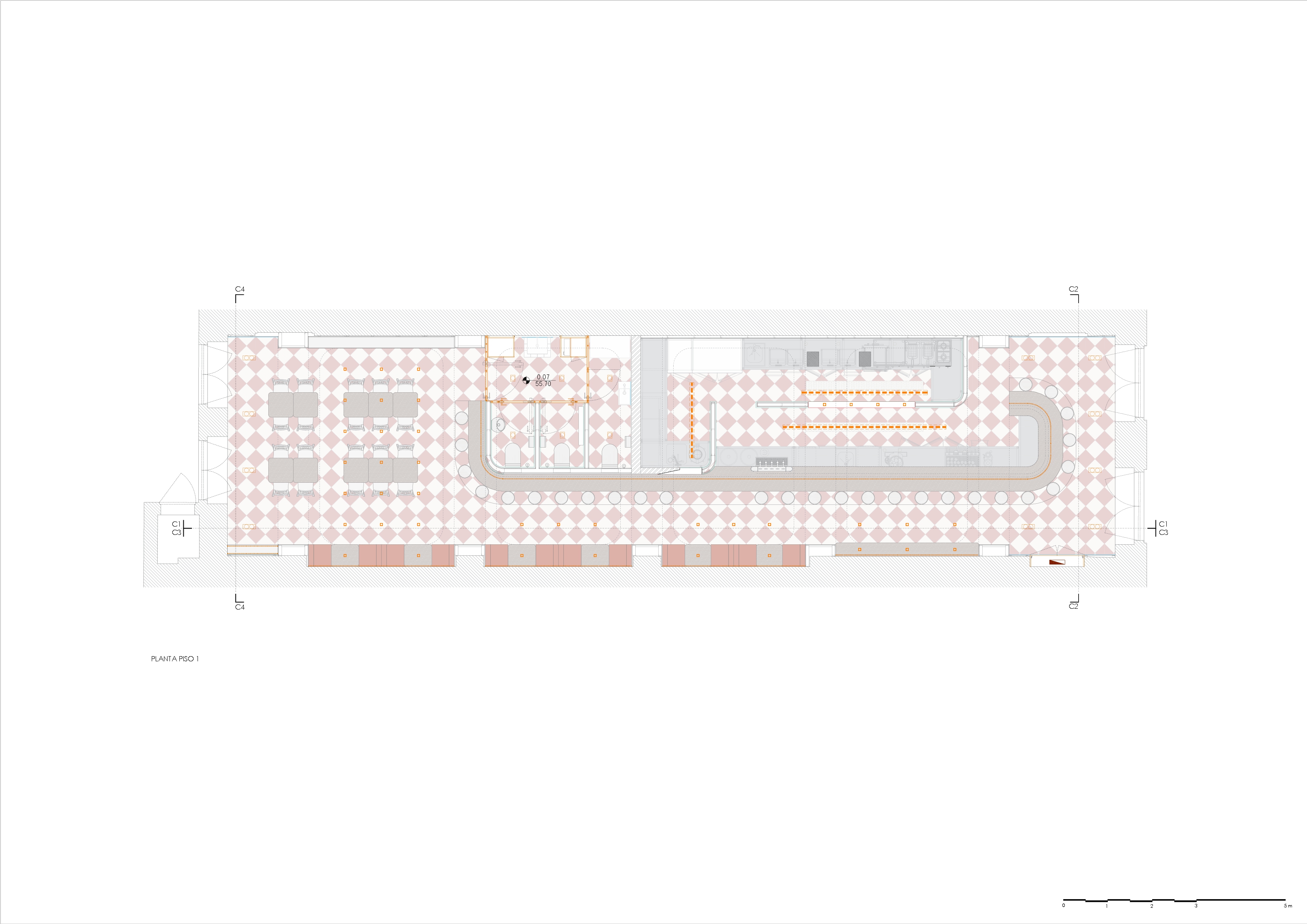 RM RESTAURANT&SNACK BAR by ESQVTA | interior design & architecture ...