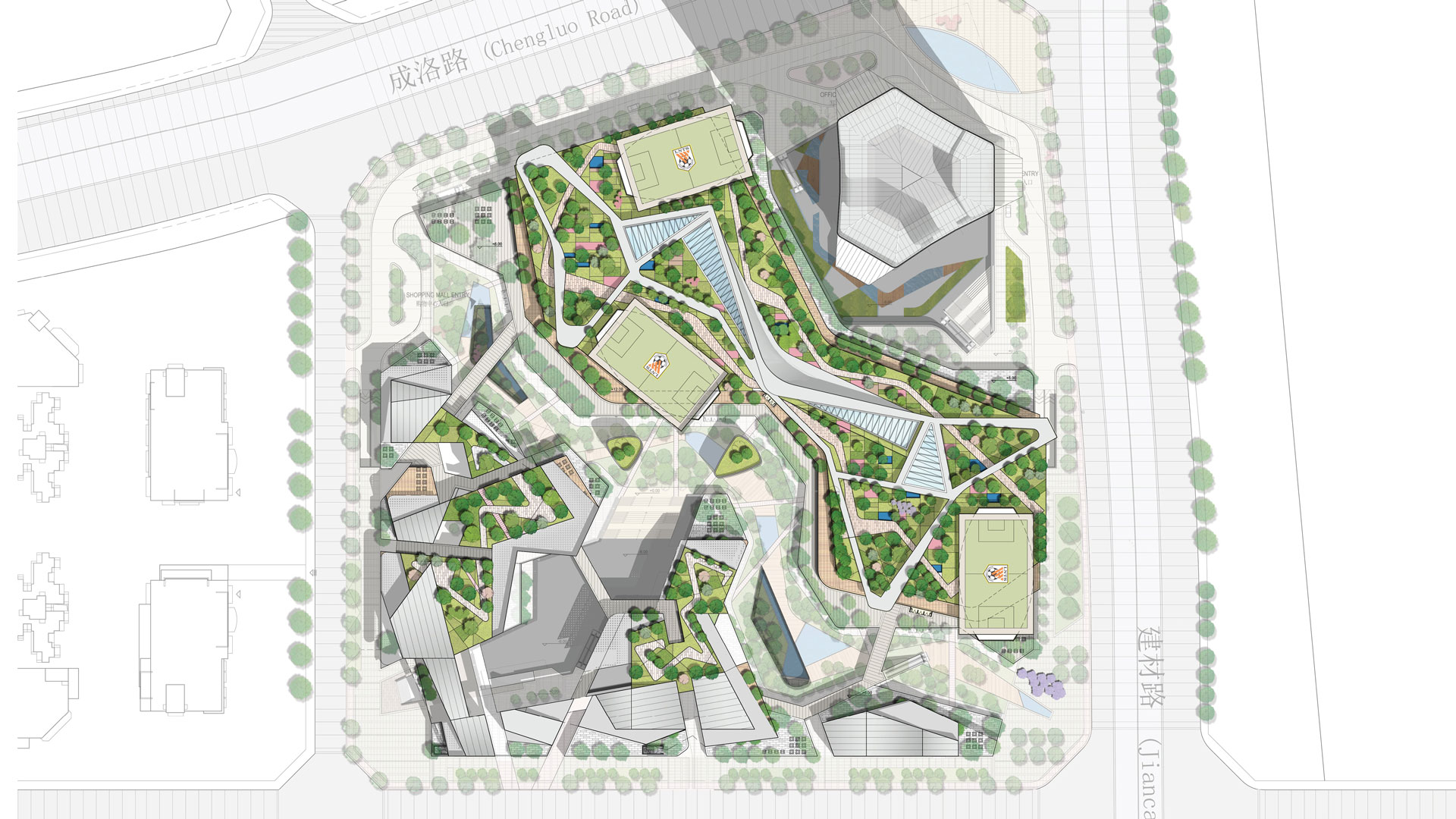 Idea 3879831: Luneng Plaza by LAGUARDA.LOW ARCHITECTS - Architizer