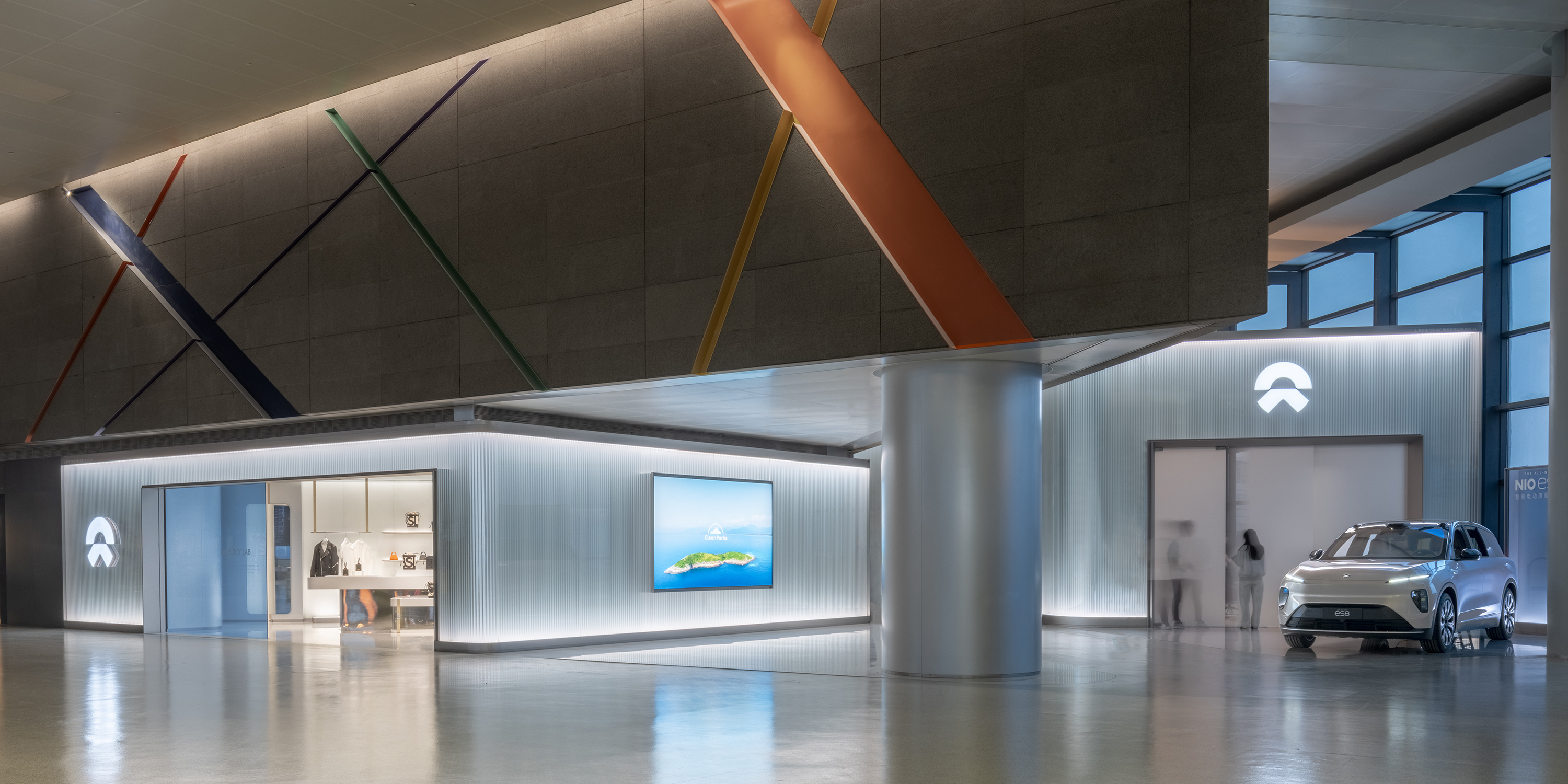 NIO House | Shanghai Hongqiao International Airport by KOKAISTUDIOS ...