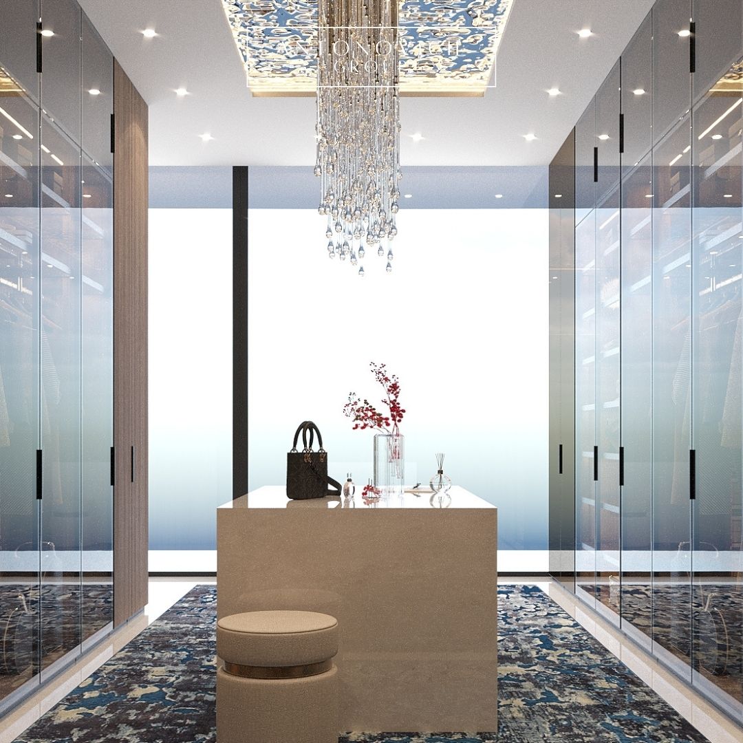 Tailored Luxury: Dressing Room Interior Design and Joinery Solution by ...