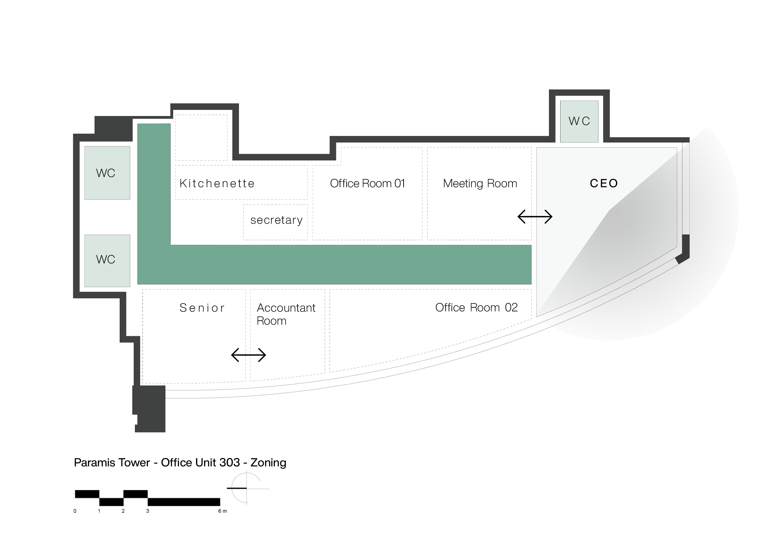 Paramis Tower - Office Unit 303 by Cedrus Studio - Architizer