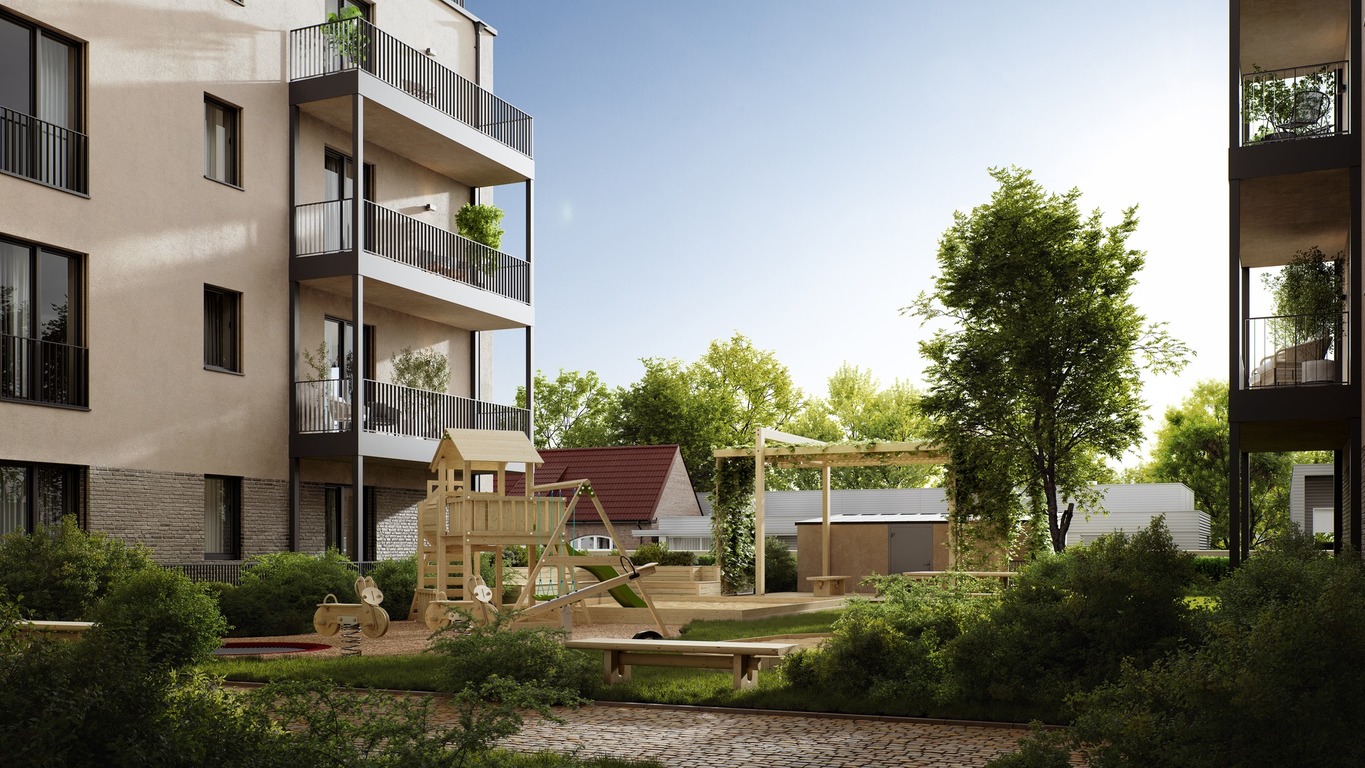 Exterior Visualization of Berlin Pankow - a New Residential Complex in ...