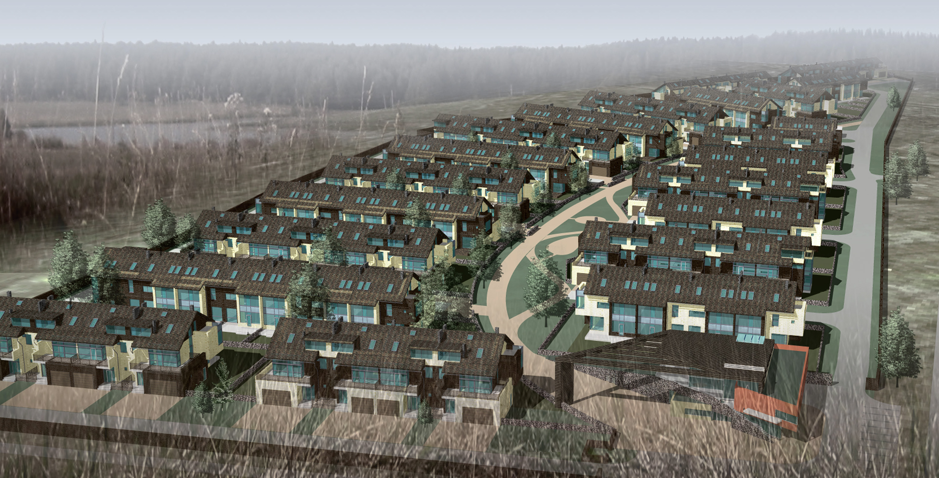 COTTAGE SETTLEMENT «BARVIKHA-CLUB» by Asadov Architectural Studio ...