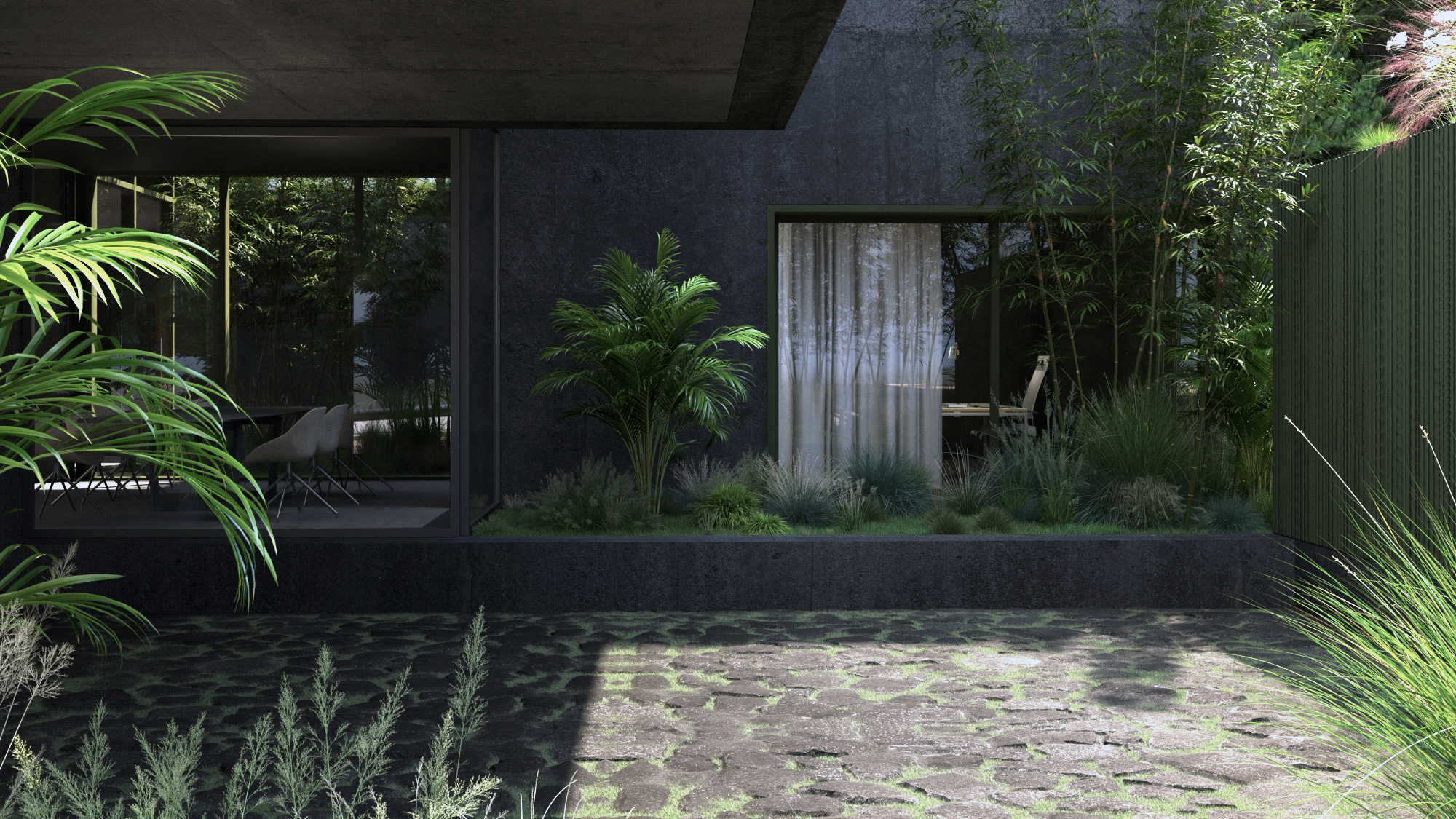 Bamboo courtyard House by Laboratory of Architecture #3 - Architizer