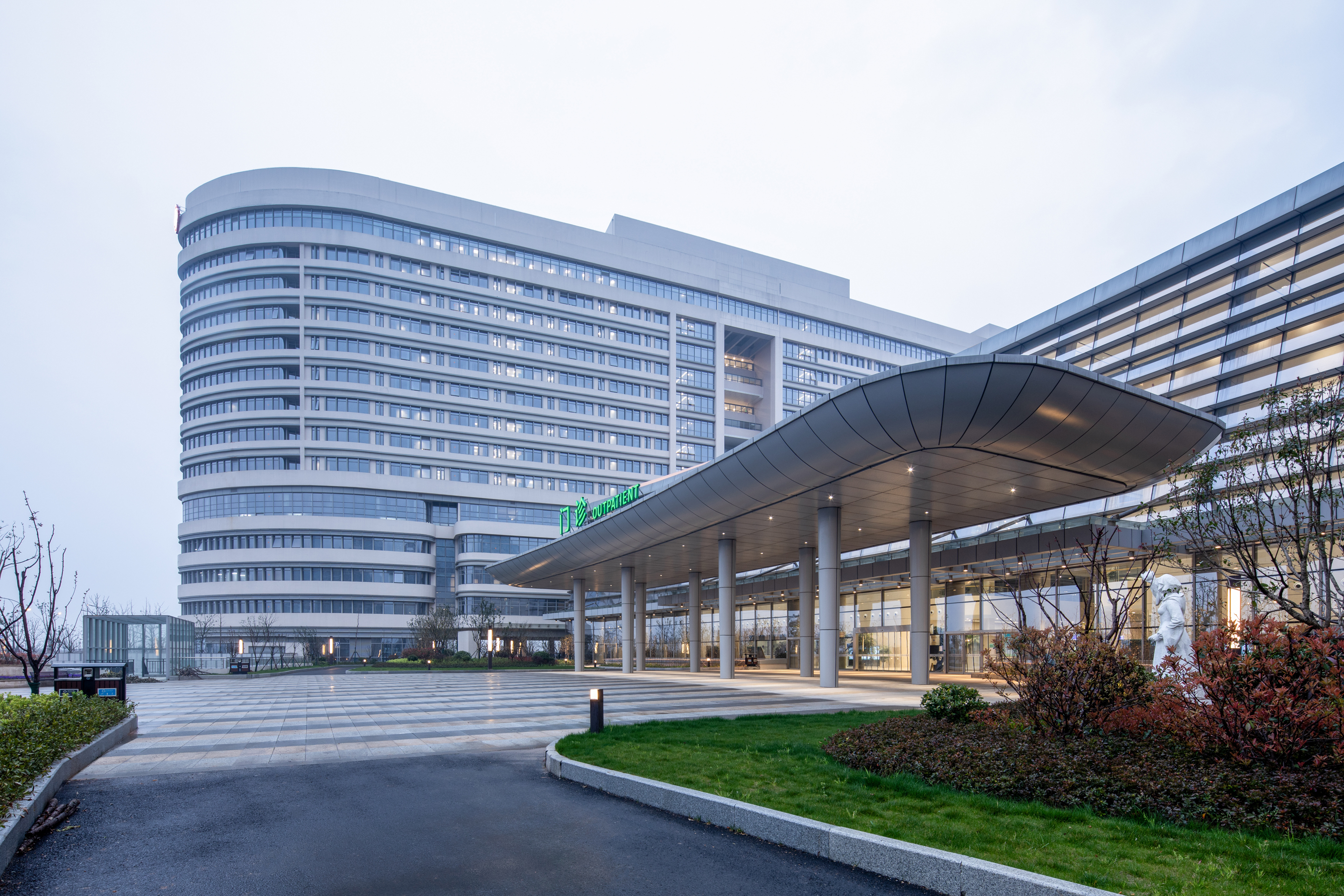 Ningbo Hangzhou Bay Hospital by MENG ARCHITECTS - Architizer
