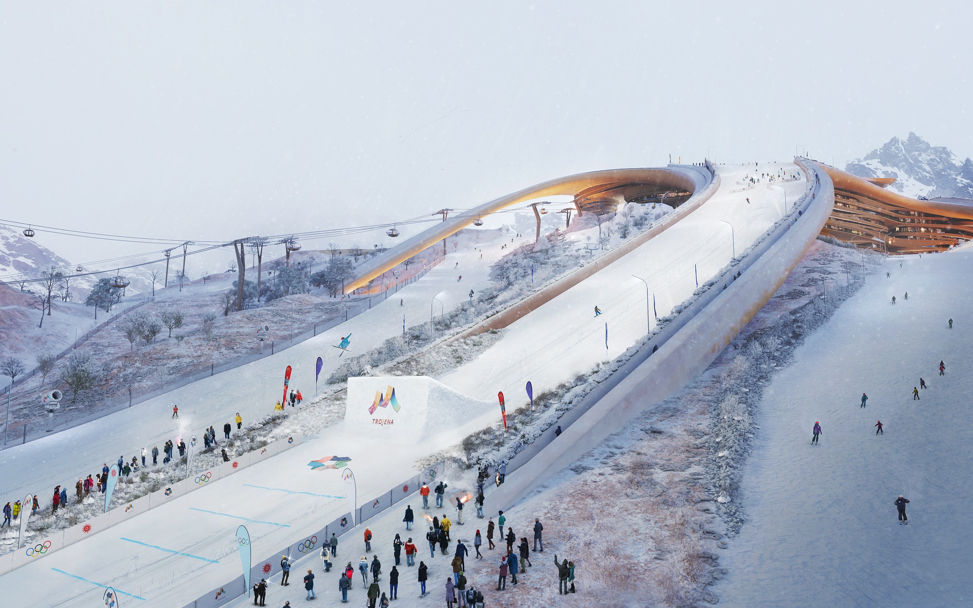 Aedas-designed Trojena Ski Village: A Futuristic Ski Destination in ...