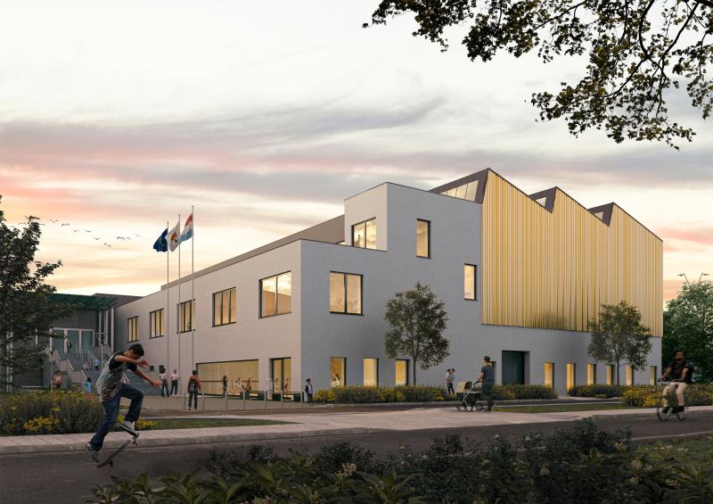 Sports hall in Contern - Luxembourg by BALLINIPITT architectes ...