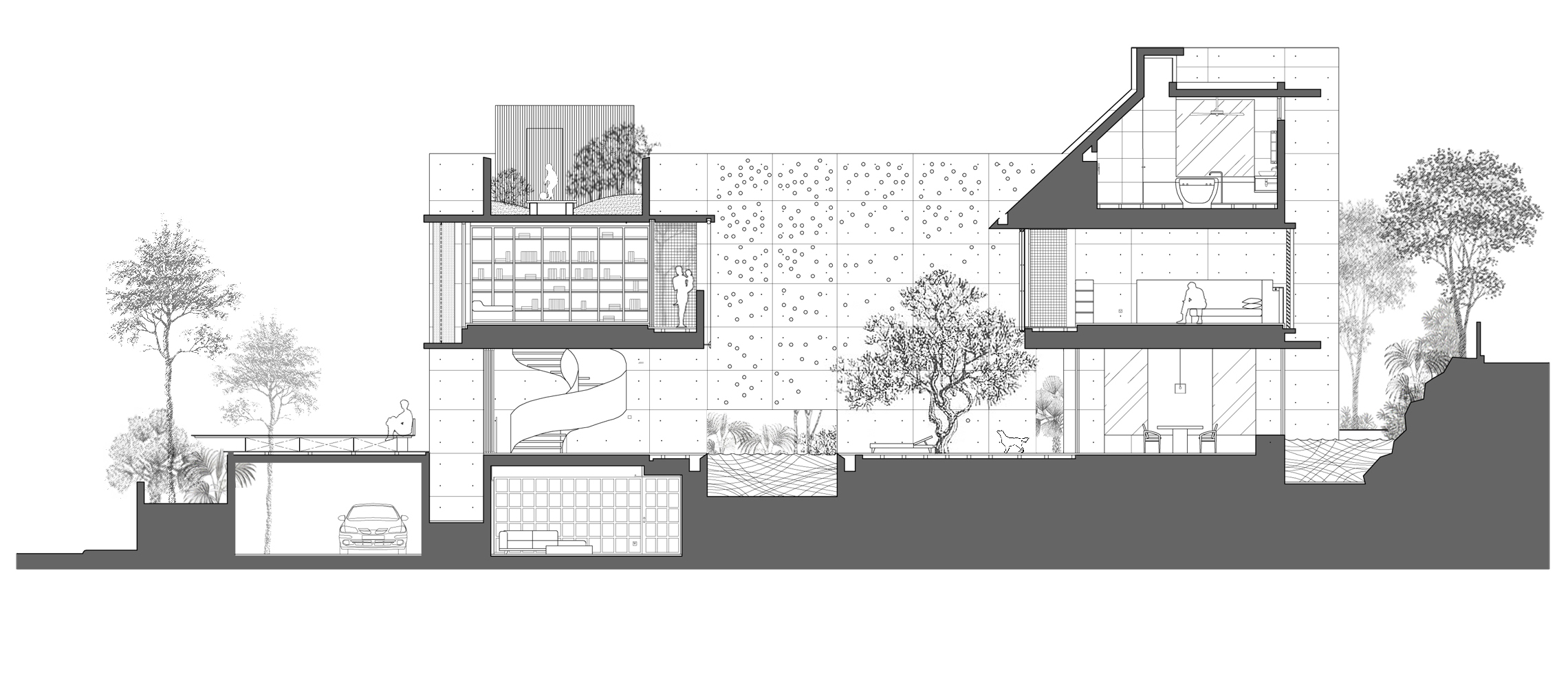 Courtyard House by Formwerkz Architects - Architizer